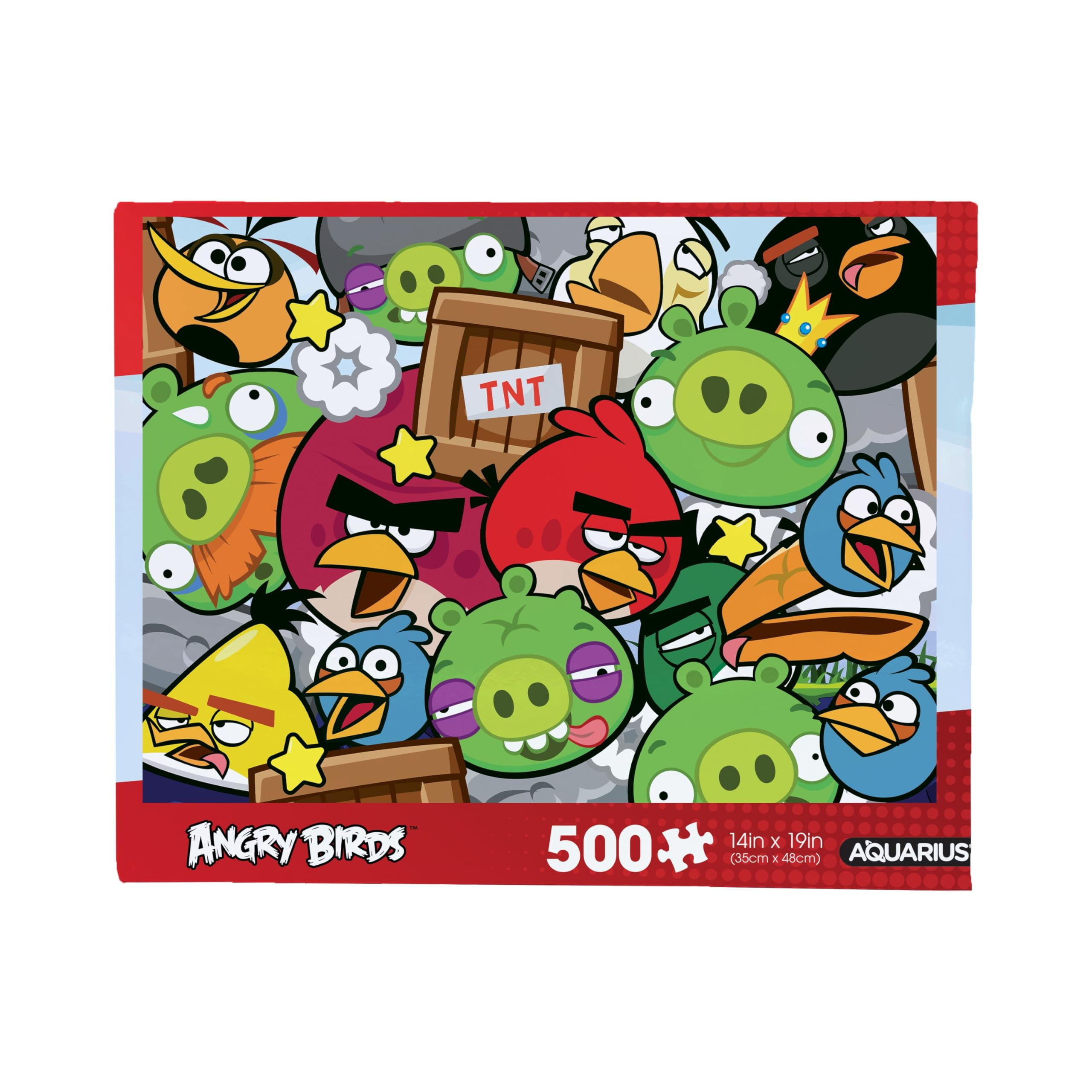 AQUARIUS Angry Birds 500pc TSF6 Puzzle (500 Piece Jigsaw Puzzle ...