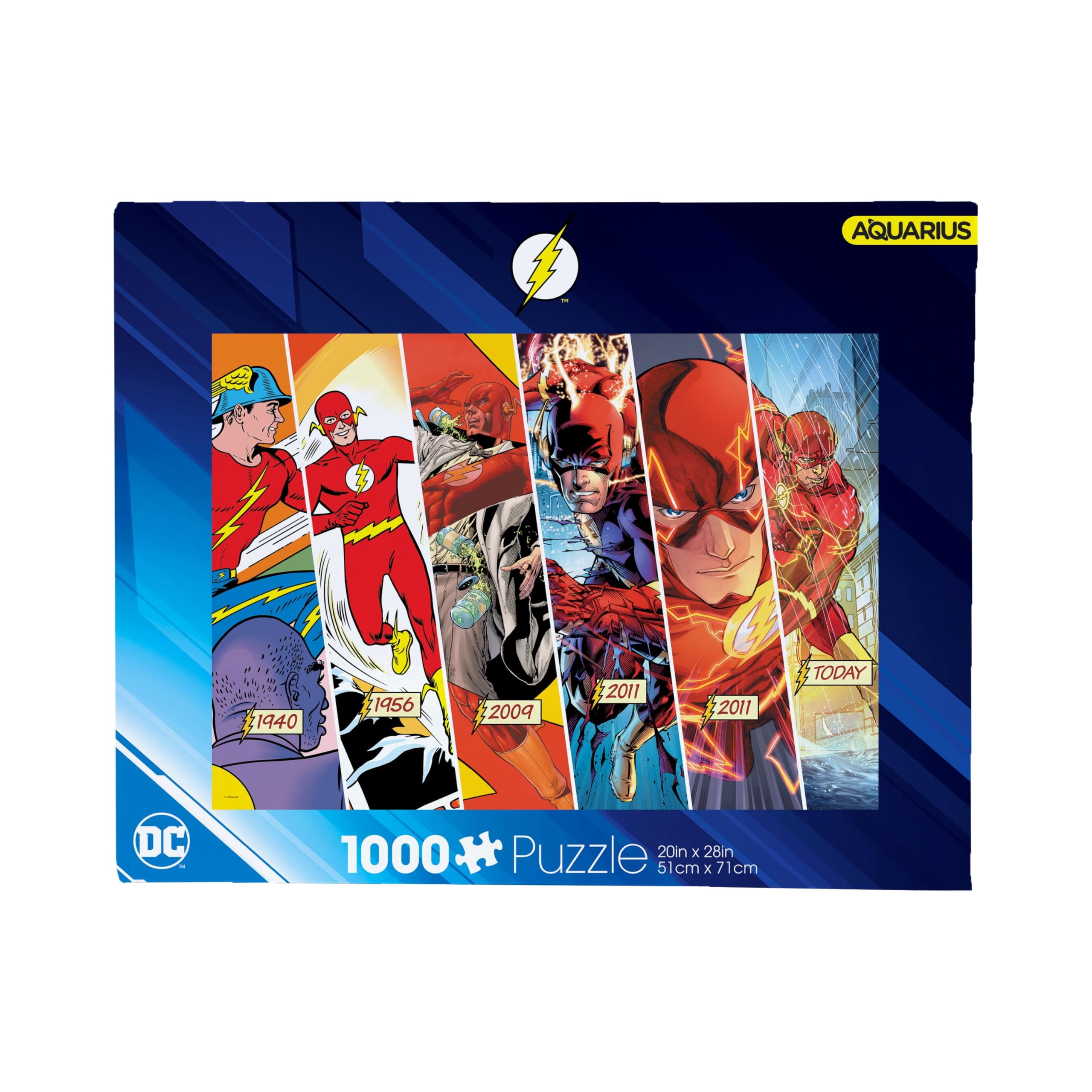 AQUARIUS DC Comics The TSF6 Flash Timeline (1000 Piece Jigsaw Puzzle ...