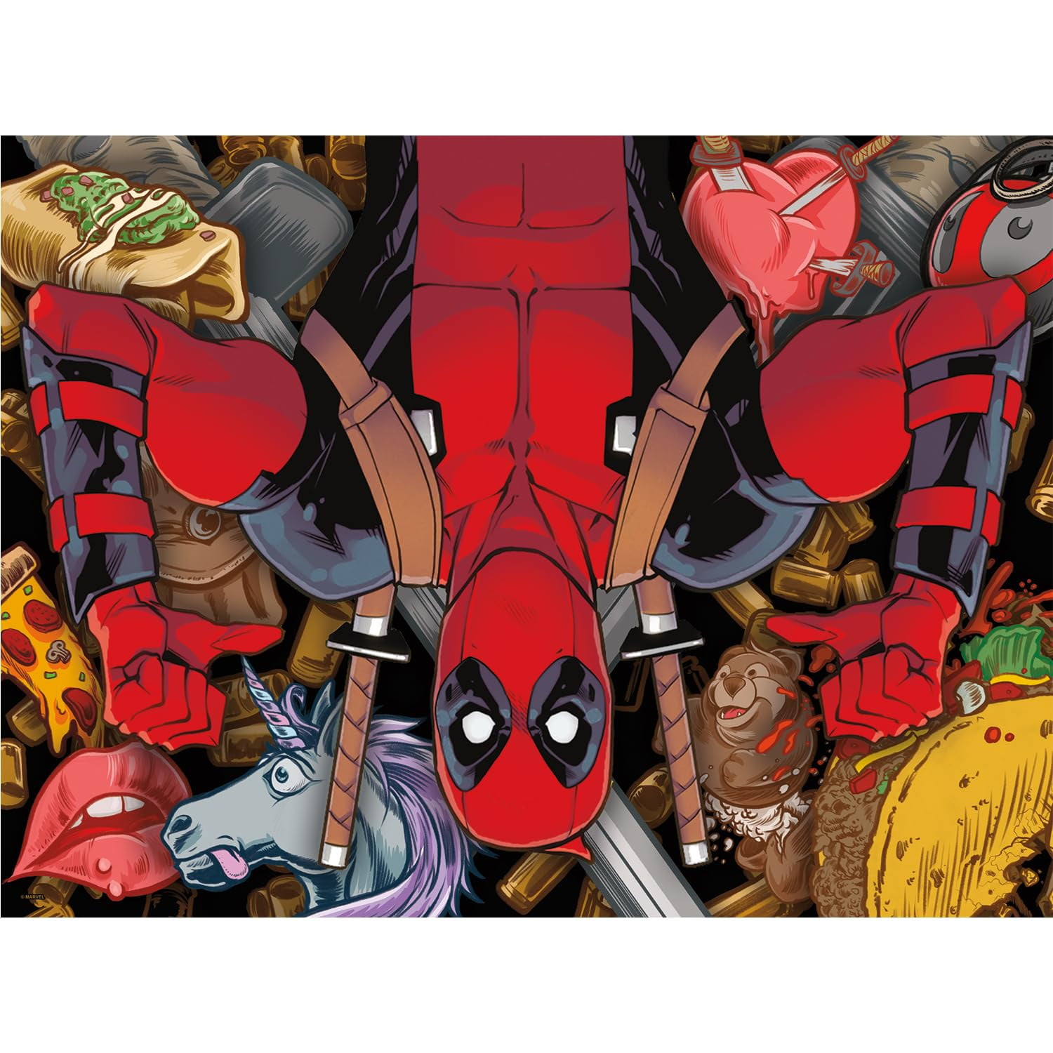 AQUARIUS Deadpool Collage 500pc DHF10 Puzzle (500 Piece Jigsaw Puzzle ...