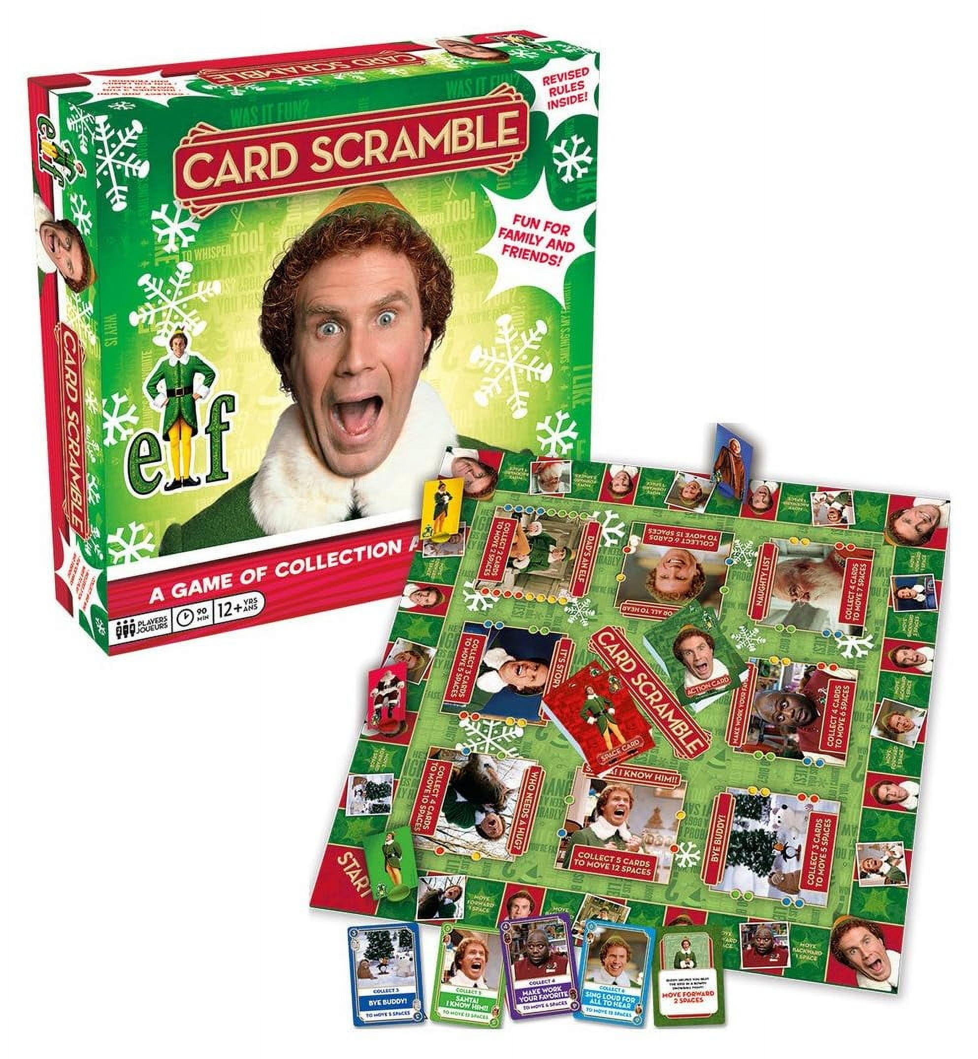 AQUARIUS Elf Card Scramble TSF6 Board Game - Fun Family Christmas Party ...