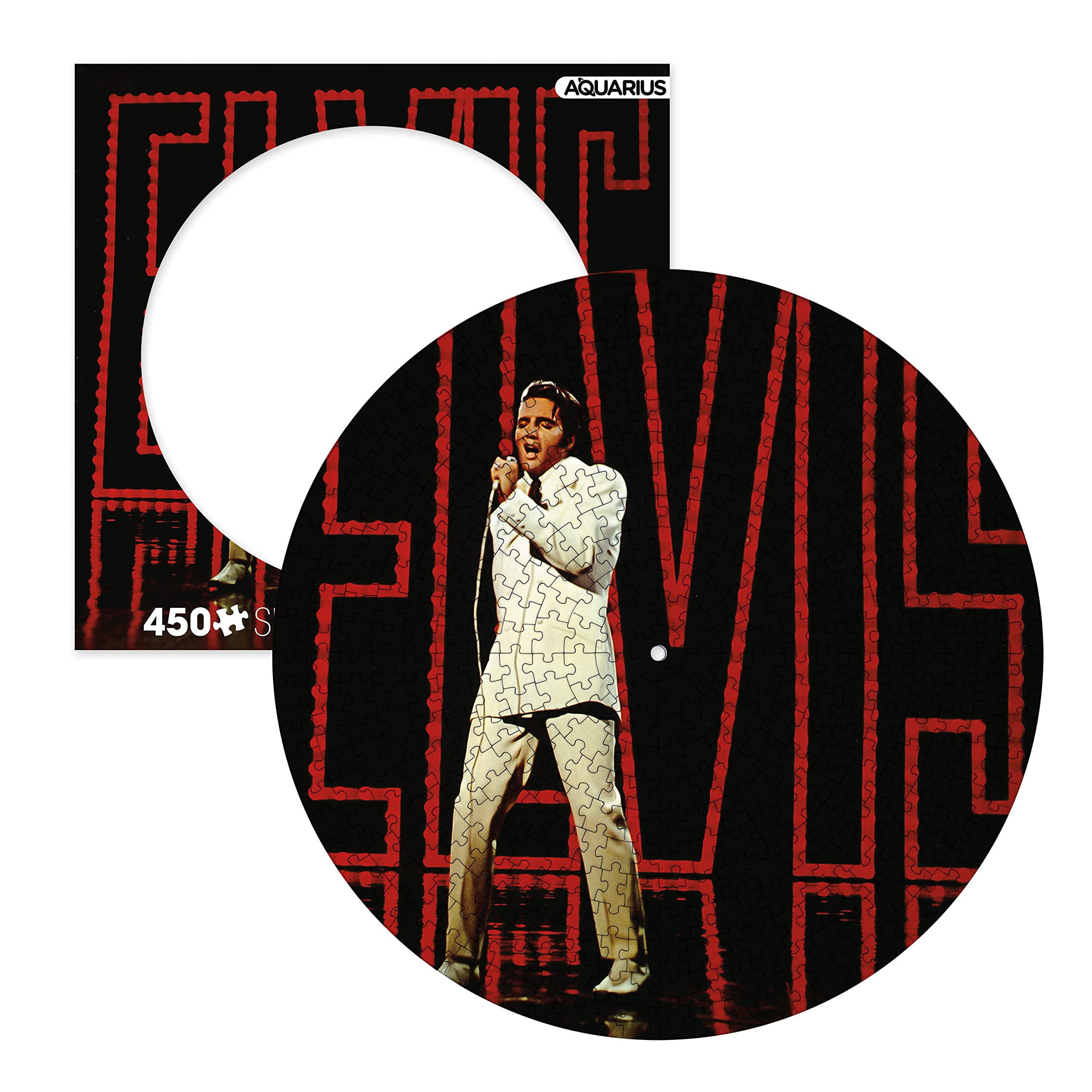 AQUARIUS Elvis Presley '68 MMF7 Comeback Special Record Disc Puzzle ...