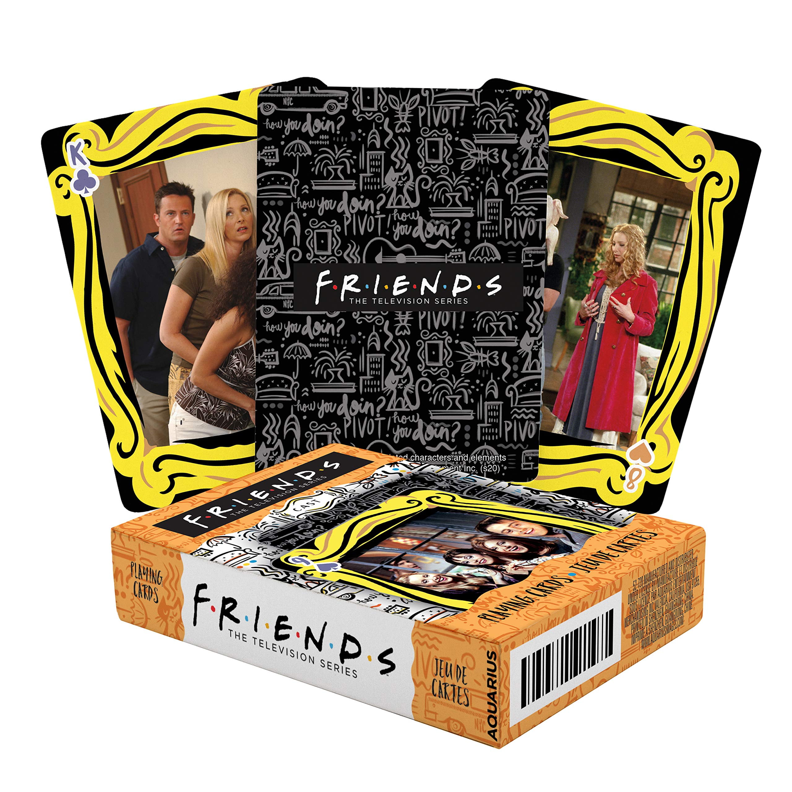 AQUARIUS Friends Cast Playing Cards - Friends Themed Deck of Cards for ...