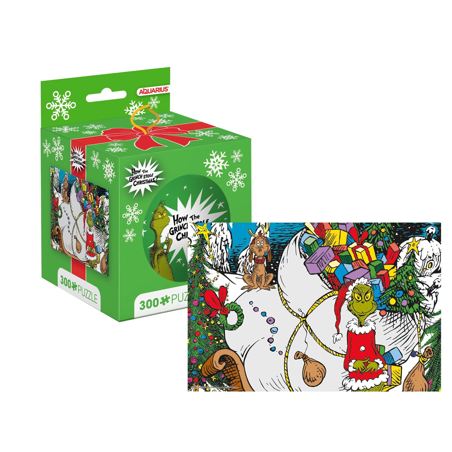 AQUARIUS Grinch Christmas 300 DHF10 (Micro-Size) Piece Jigsaw Puzzle in ...