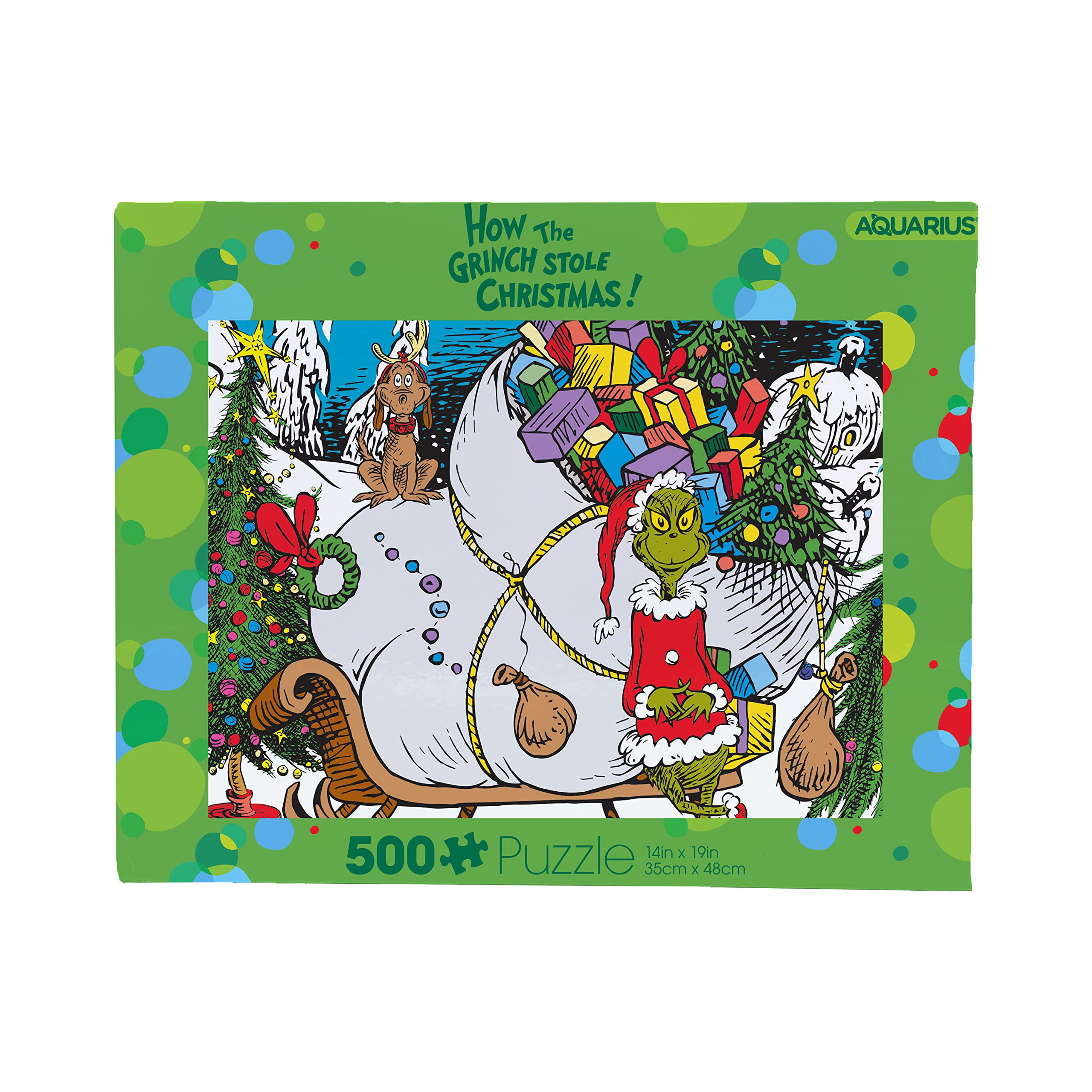 AQUARIUS Grinch Puzzle (500 STF9 Piece Jigsaw Puzzle) - Glare Free ...