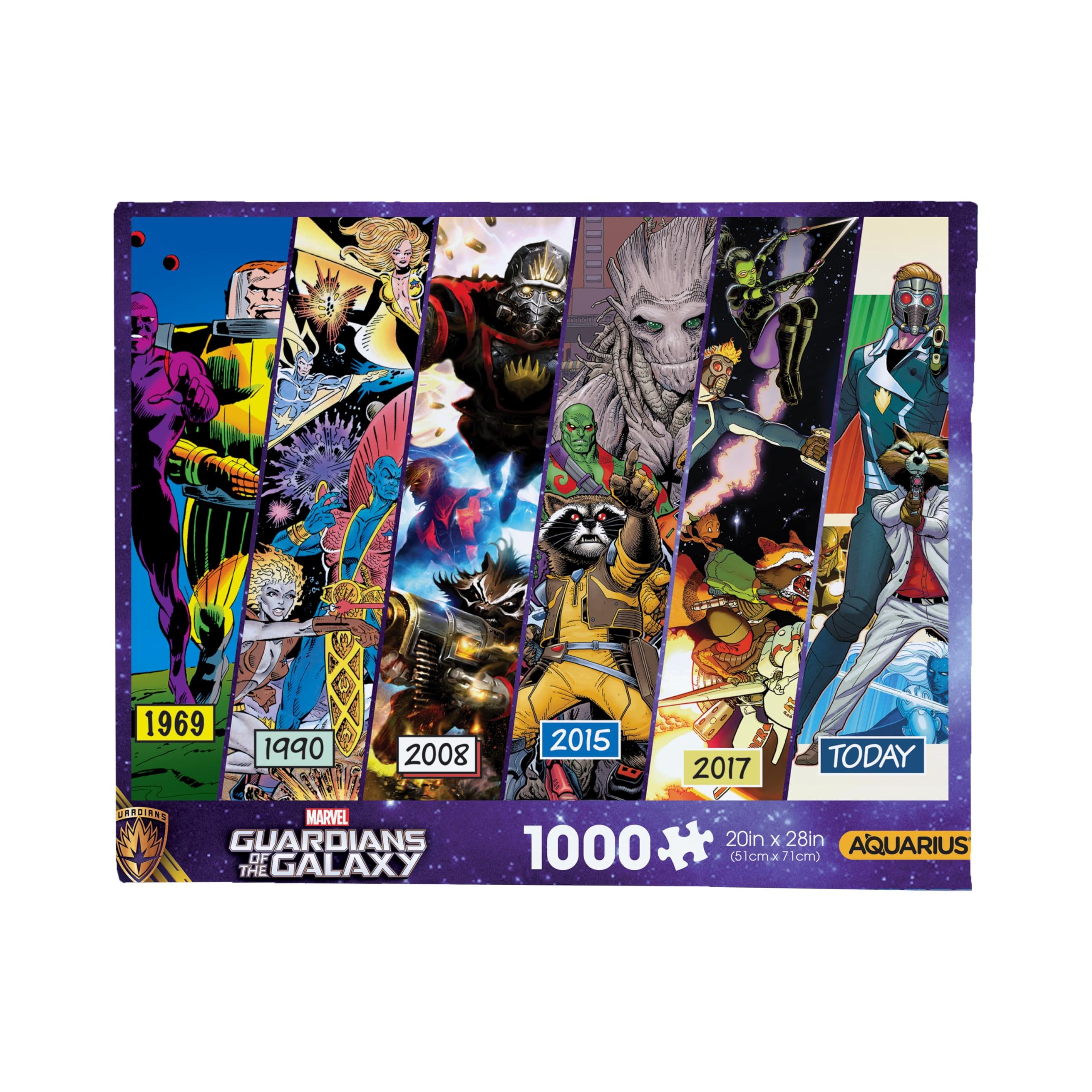 AQUARIUS Guardians of The IFF17 Galaxy Timeline Puzzle Jigsaw Puzzle ...