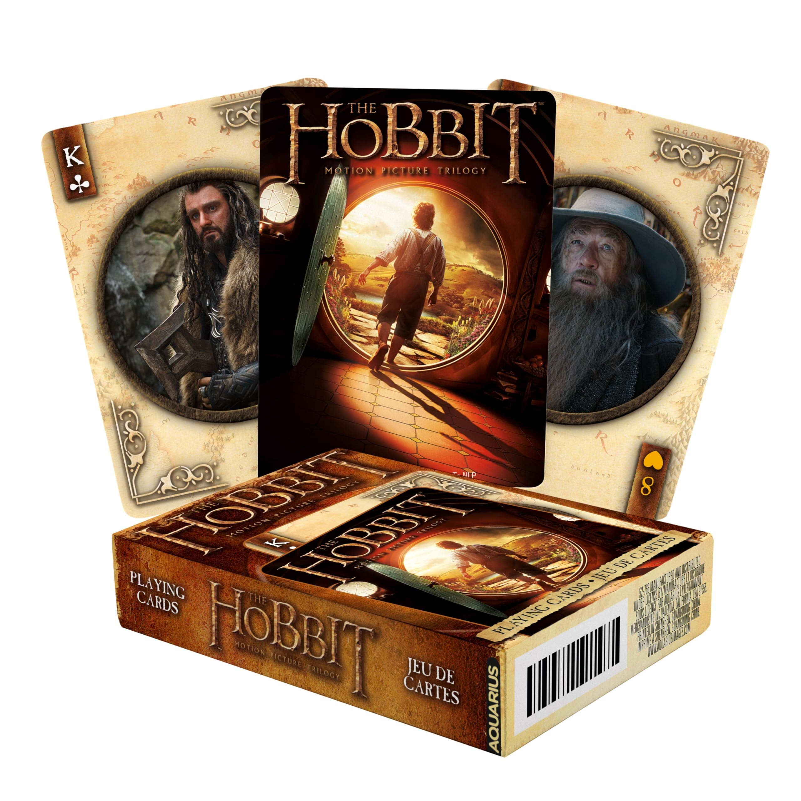 AQUARIUS The Hobbit Playing SSF20 Cards - The Hobbit Themed Deck of ...