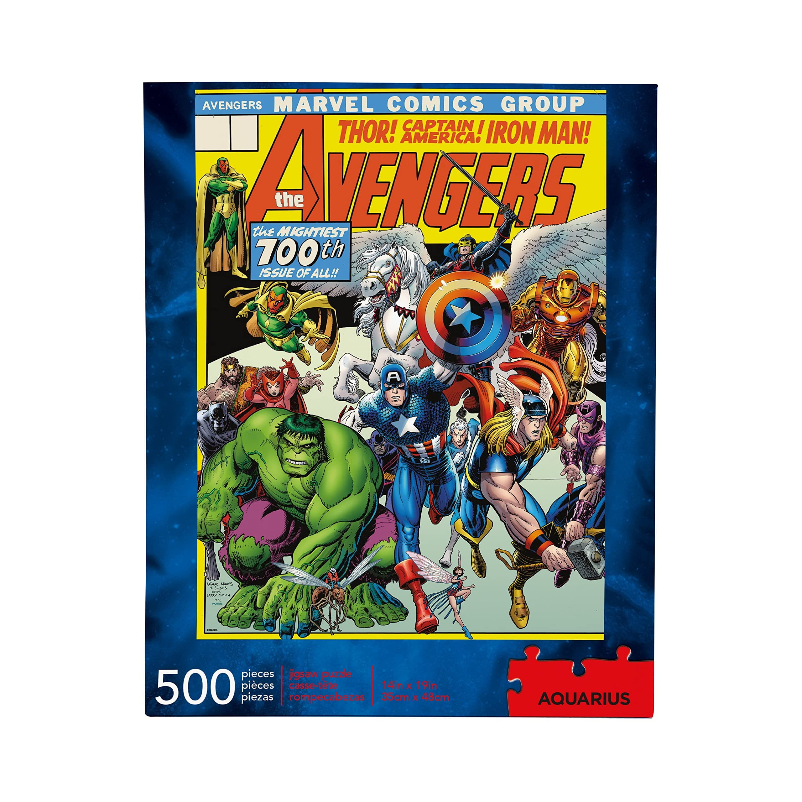 AQUARIUS Marvel Avengers Puzzle RRF12 (500 Piece Jigsaw Puzzle ...