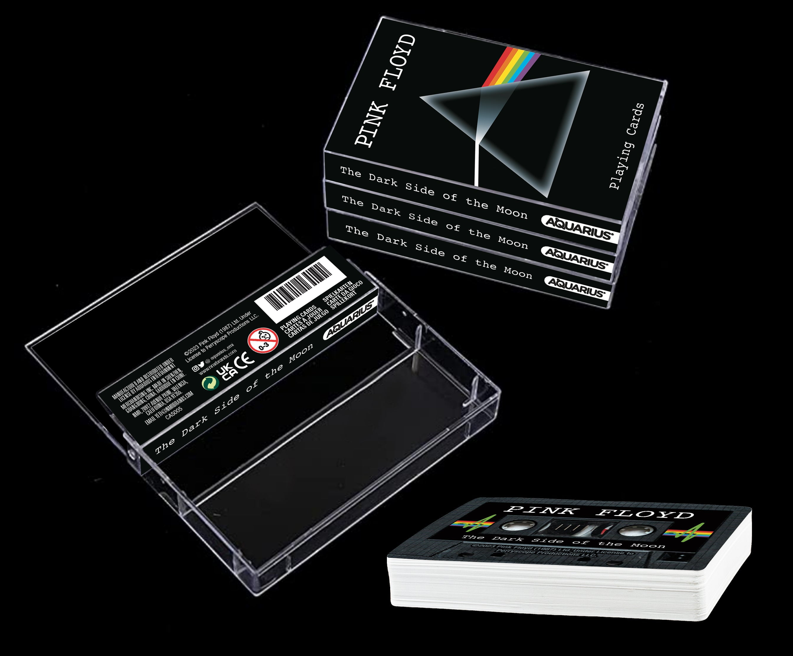 AQUARIUS Pink Floyd Cassette Playing Cards - Walmart.com