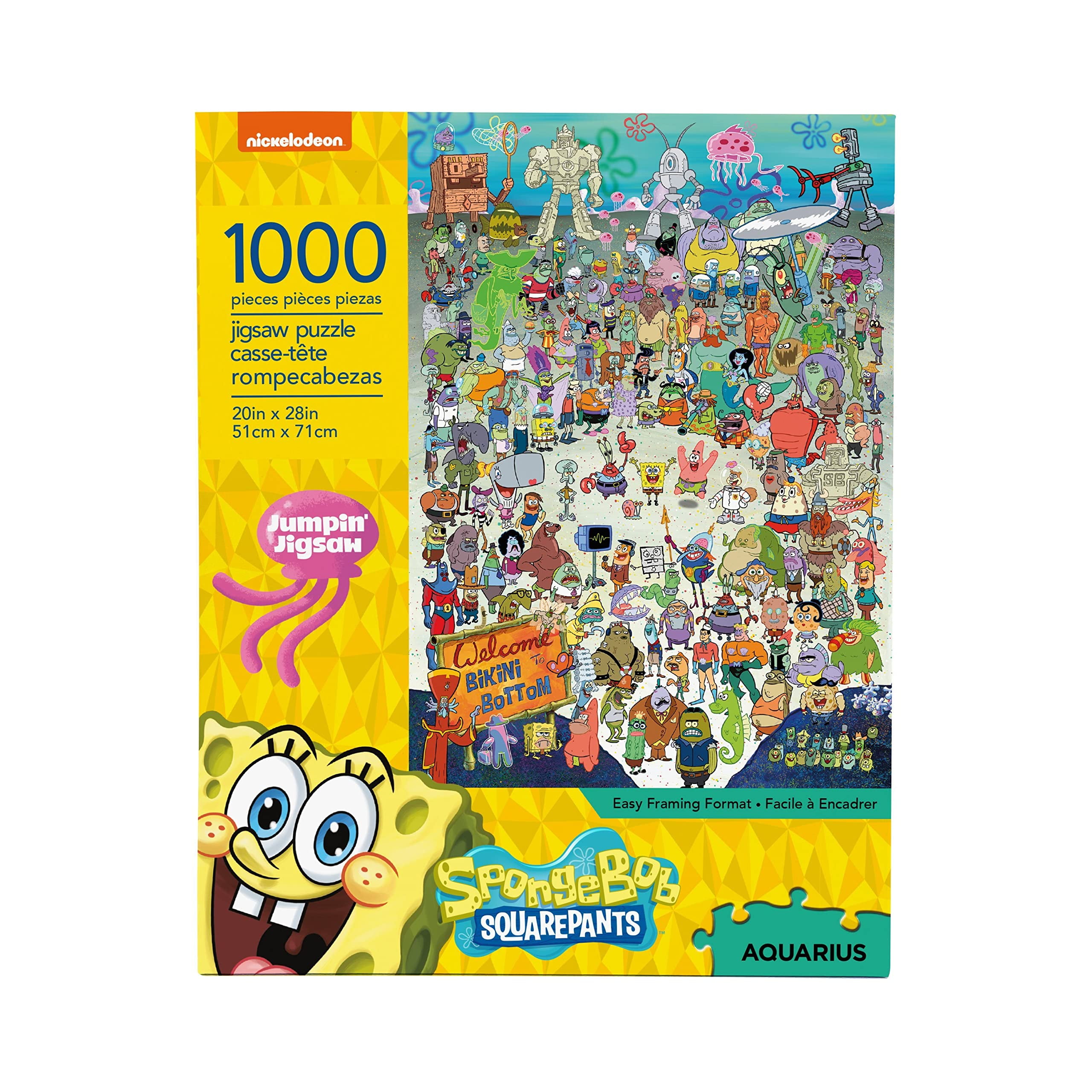 AQUARIUS SpongeBob SquarePants Puzzle MMF7 (1000 Piece Jigsaw Puzzle ...