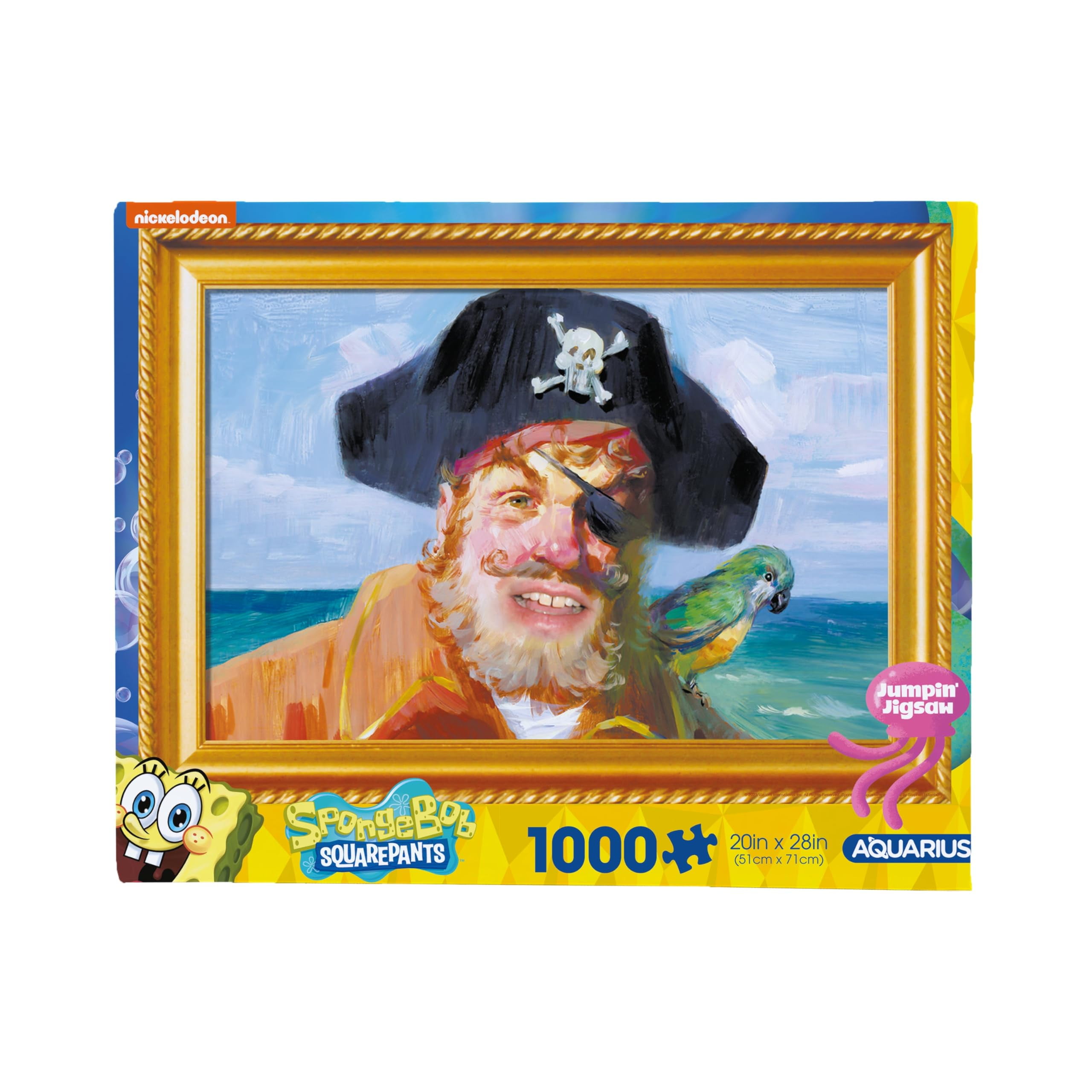 AQUARIUS Spongebob Painty The KEF16 Pirate 1000pc Puzzle Piece Jigsaw ...