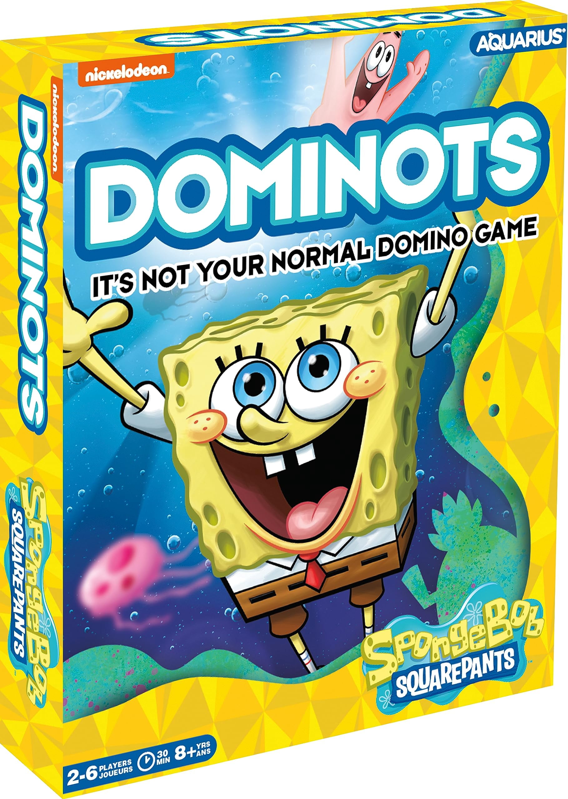 AQUARIUS Spongebob Squarepants Dominots SSF20 Tile Game - Fun Stategy ...