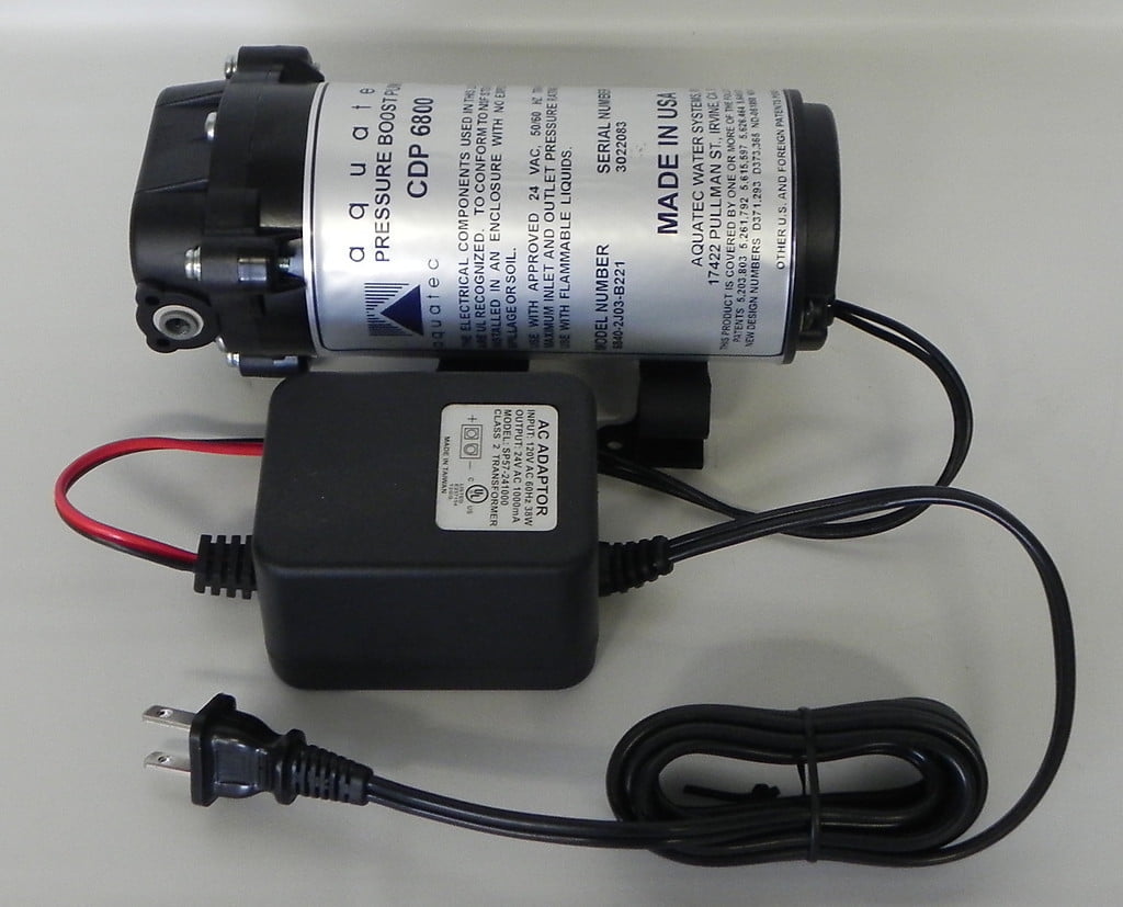 Aquatec Booster Pump Assembly with Transformer, CDP6800 for RO Water ...