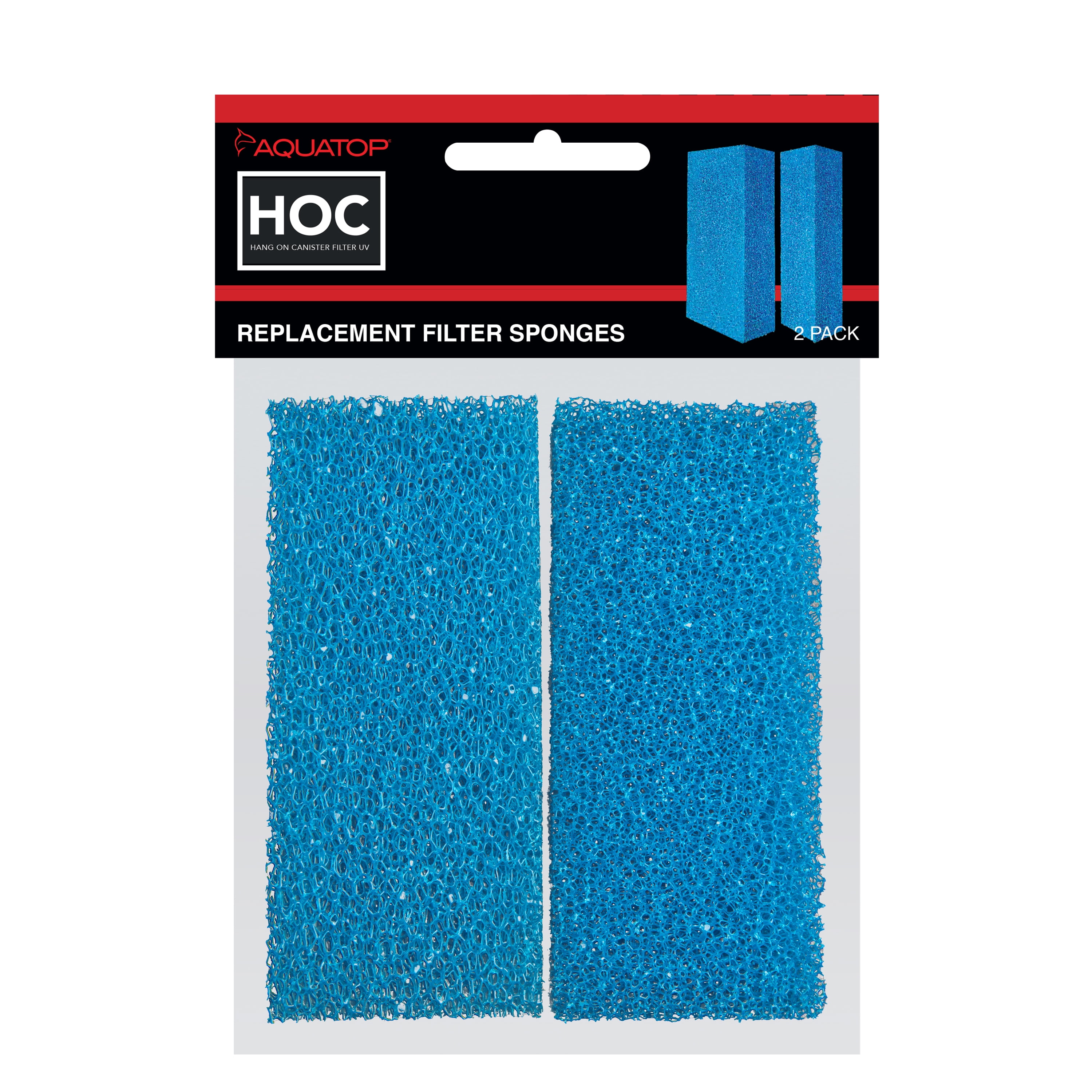 AQUATOP Filter Sponges for HC300-UV 2 pack HC300UV-RFS - Walmart.com