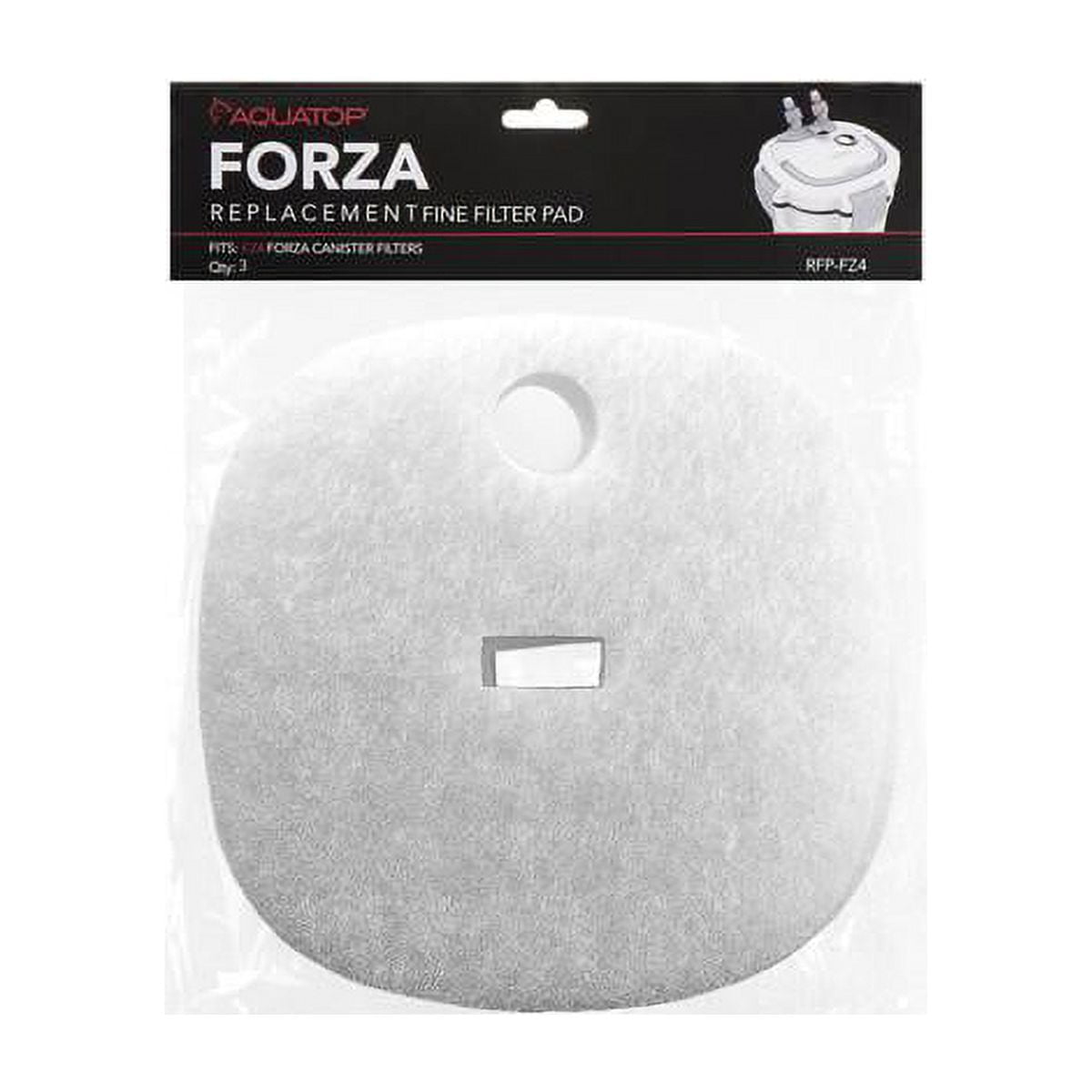 AQUATOP RFP-FZ4 3 Pack Replacement White Filter Pads for the FORZA FZ4 ...