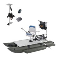 AQUOS Heavy-Duty for One Series 10.2 PLUS ft Inflatable Pontoon Boat ...