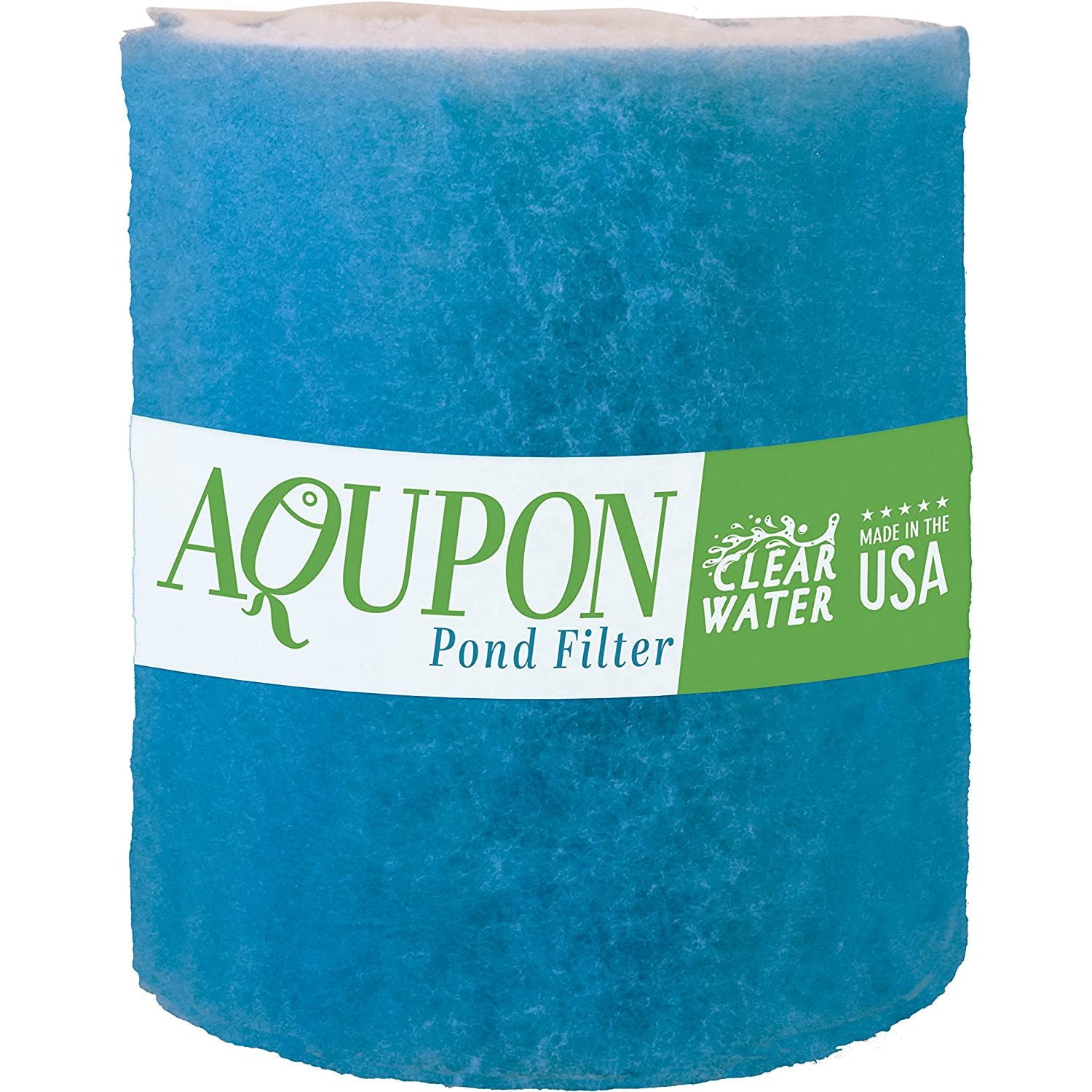AQUPON Koi Pond Filter Media Pad - Cut to Fit Roll (Dye-Free/Blue ...