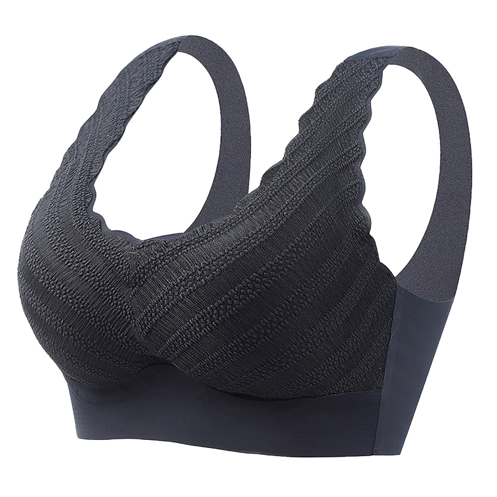 AQUTE Women Bra Lace Bralette - Wireless Comfort Lift, Lace Leaf ...