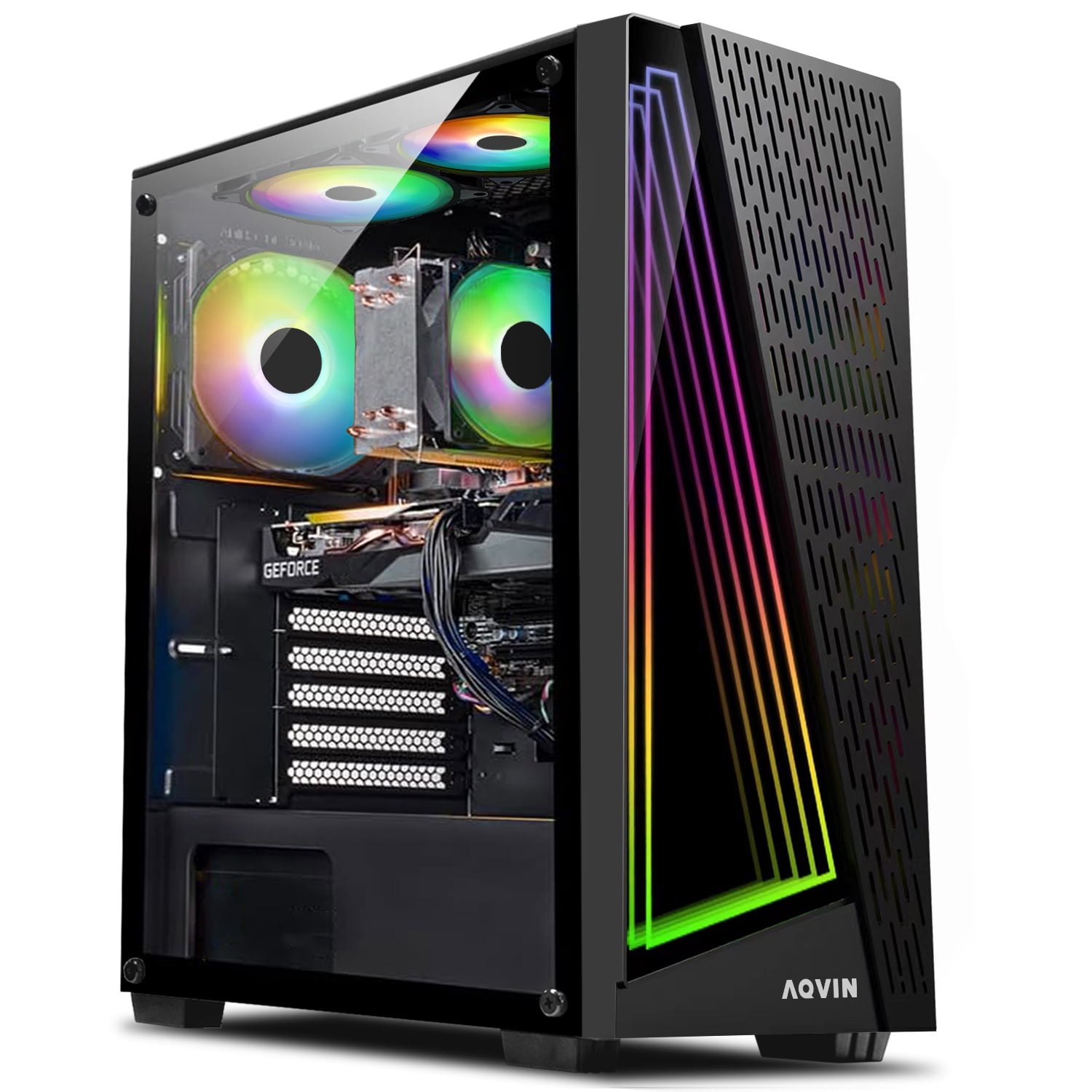 AQVIN AQ50 Gaming Desktop Computer PC Tower, Intel Core i7 CPU ...