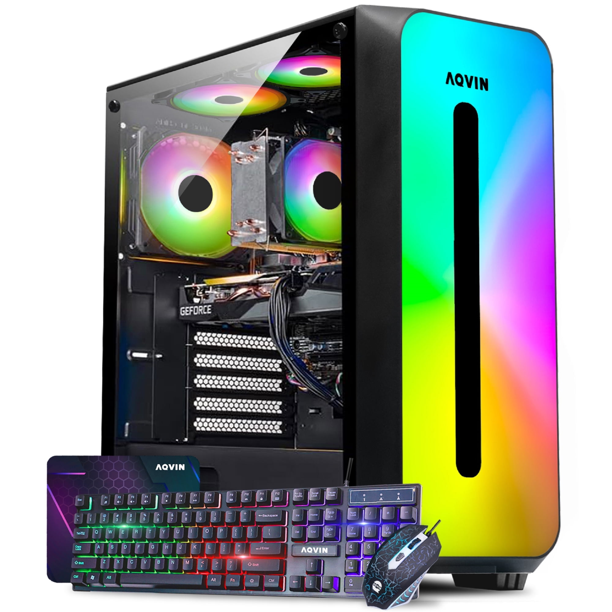AQVIN AQB60 Gaming Desktop Computer, Intel Core i7, 32GB DDR4 RAM, 1TB ...