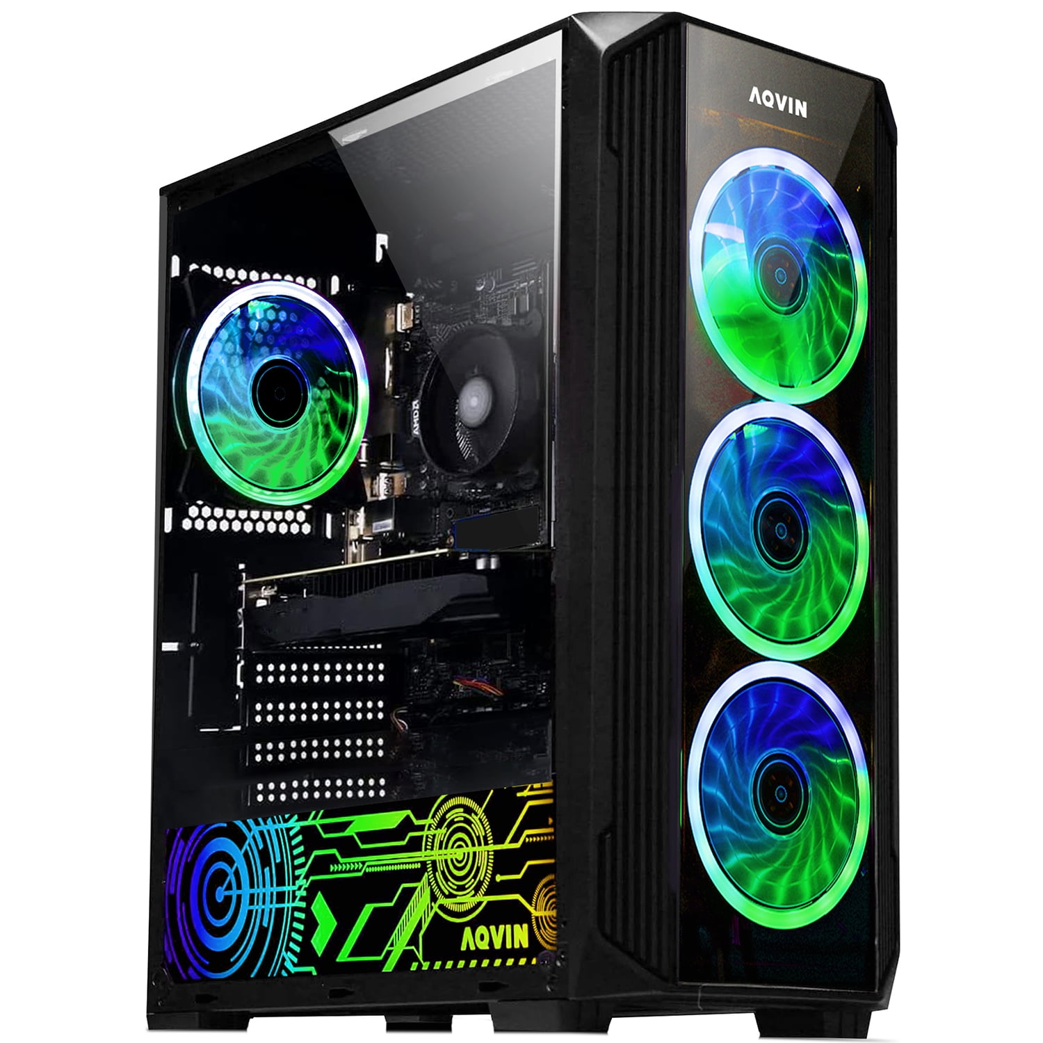 AQVIN ZForce Gaming Desktops, AMD RYZEN 7, 16GB, 512GB SSD - Walmart.com