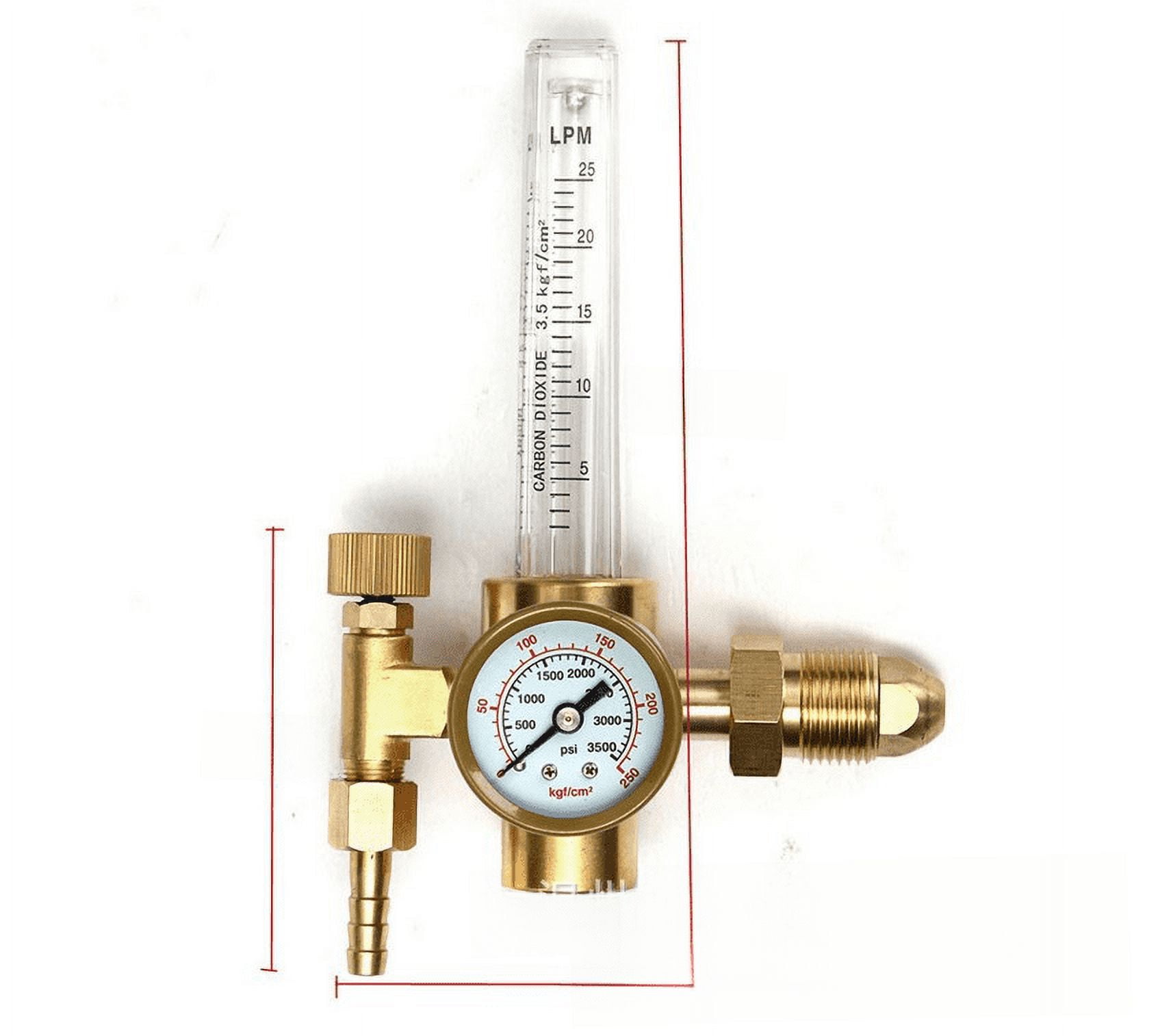 AR-191-03 all copper external thread argon pressure reducer argon gauge ...