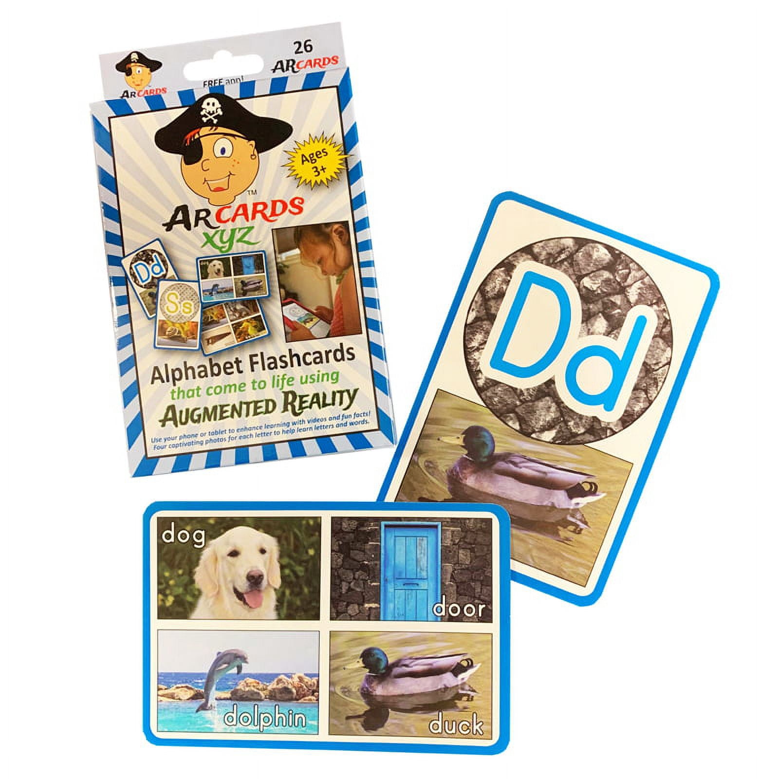 AR Cards XYZ, Augmented Reality Alphabet Flashcards | Bundle of 10 ...