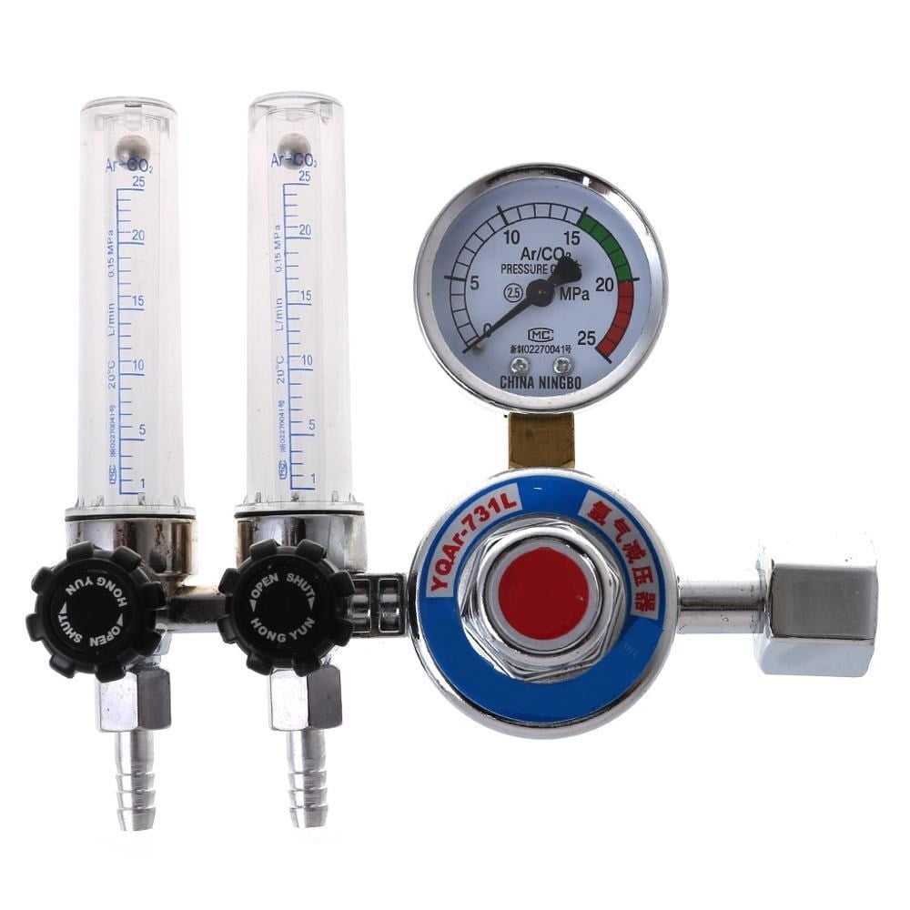 AR Regulator Welding Gas Pressure Reducing Valve Pressure Reducer Dual ...