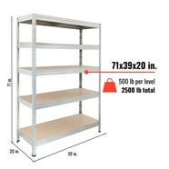 DecMode 16" x 46" Gold Metal 2-Tier Shelving Unit, 1-Piece - Walmart.com