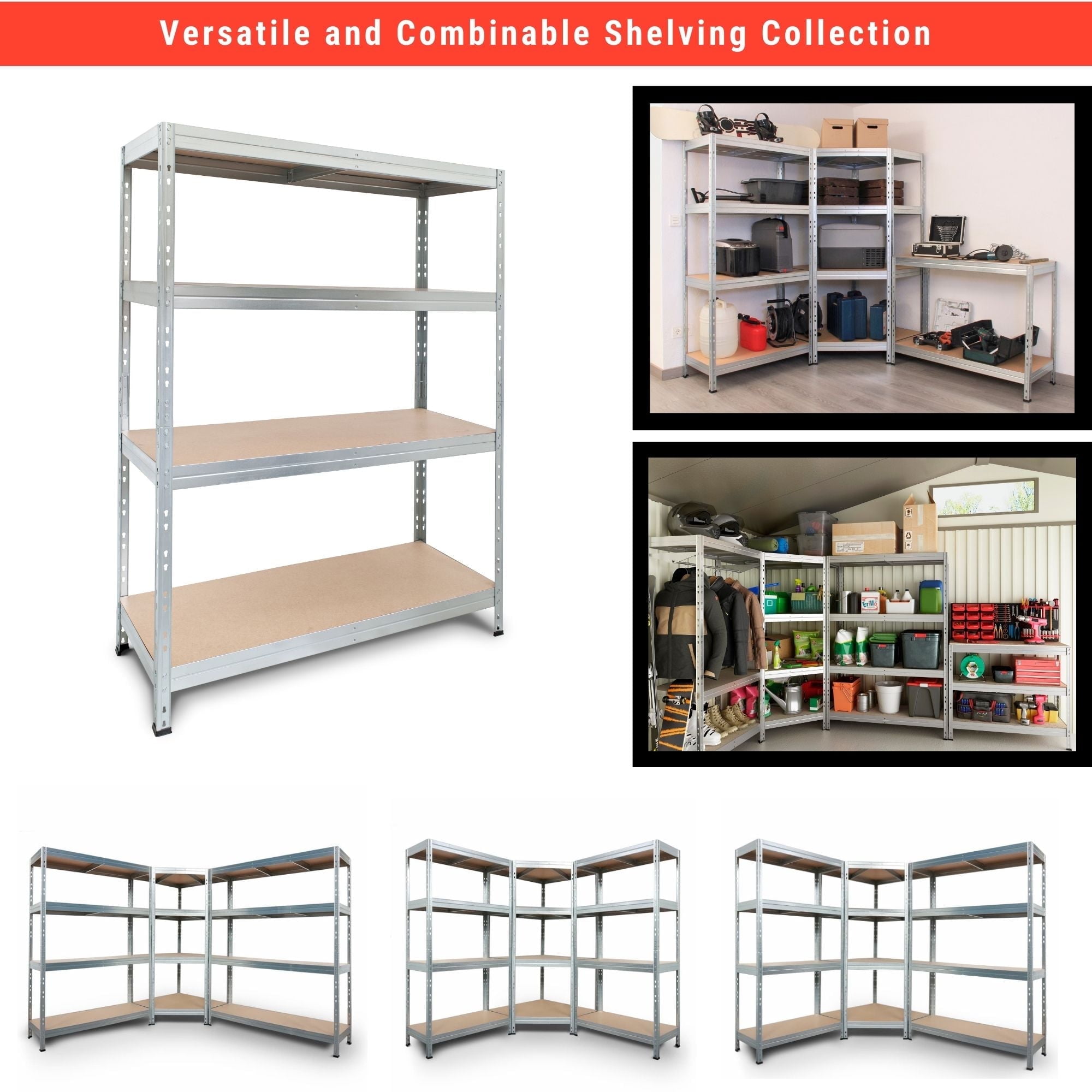 AR Shelving Versatile Customizable Storage Collection for Garage, Home ...