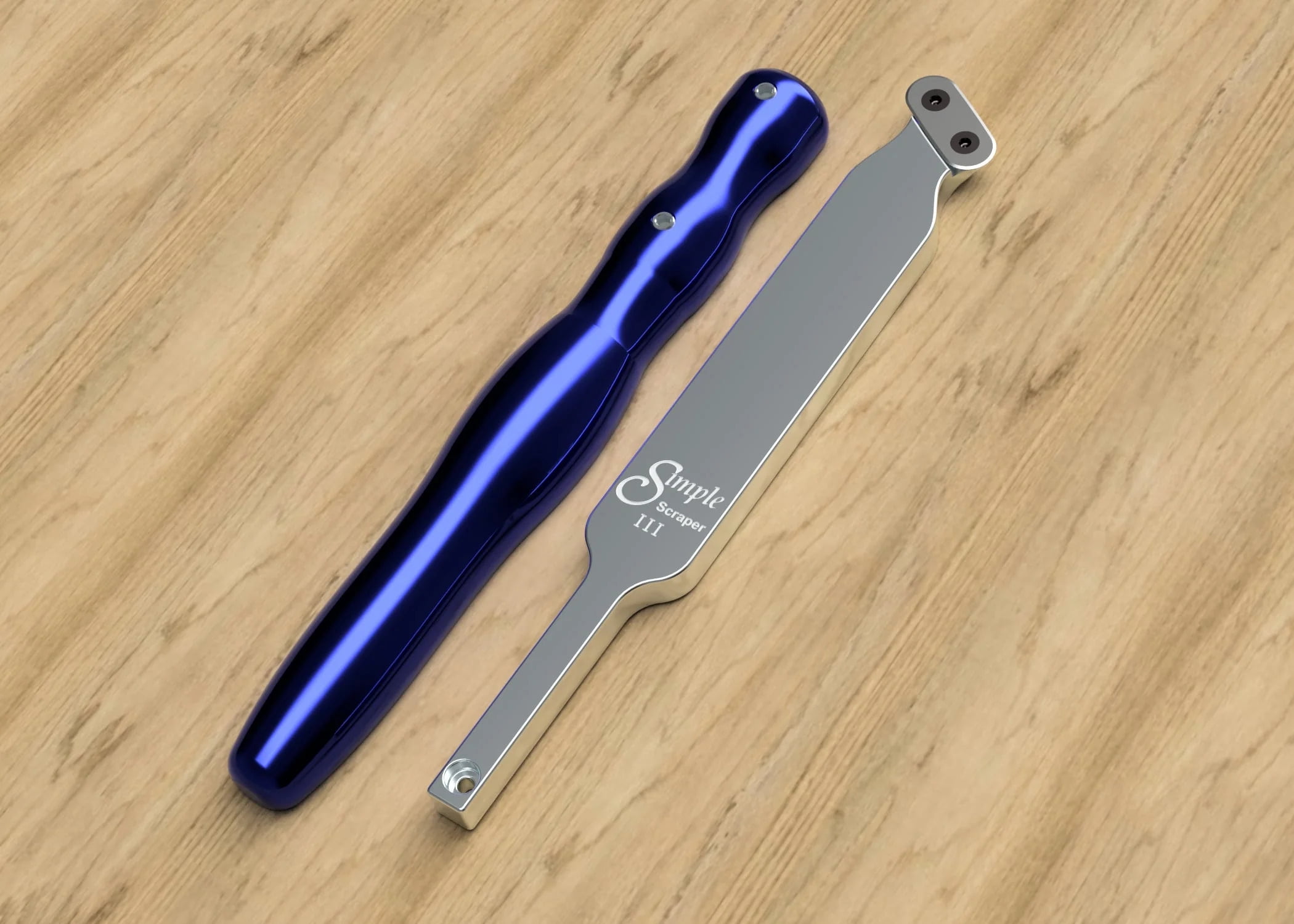 AR Simple Scraper III - For shaping the inward lip and inside bowl and ...