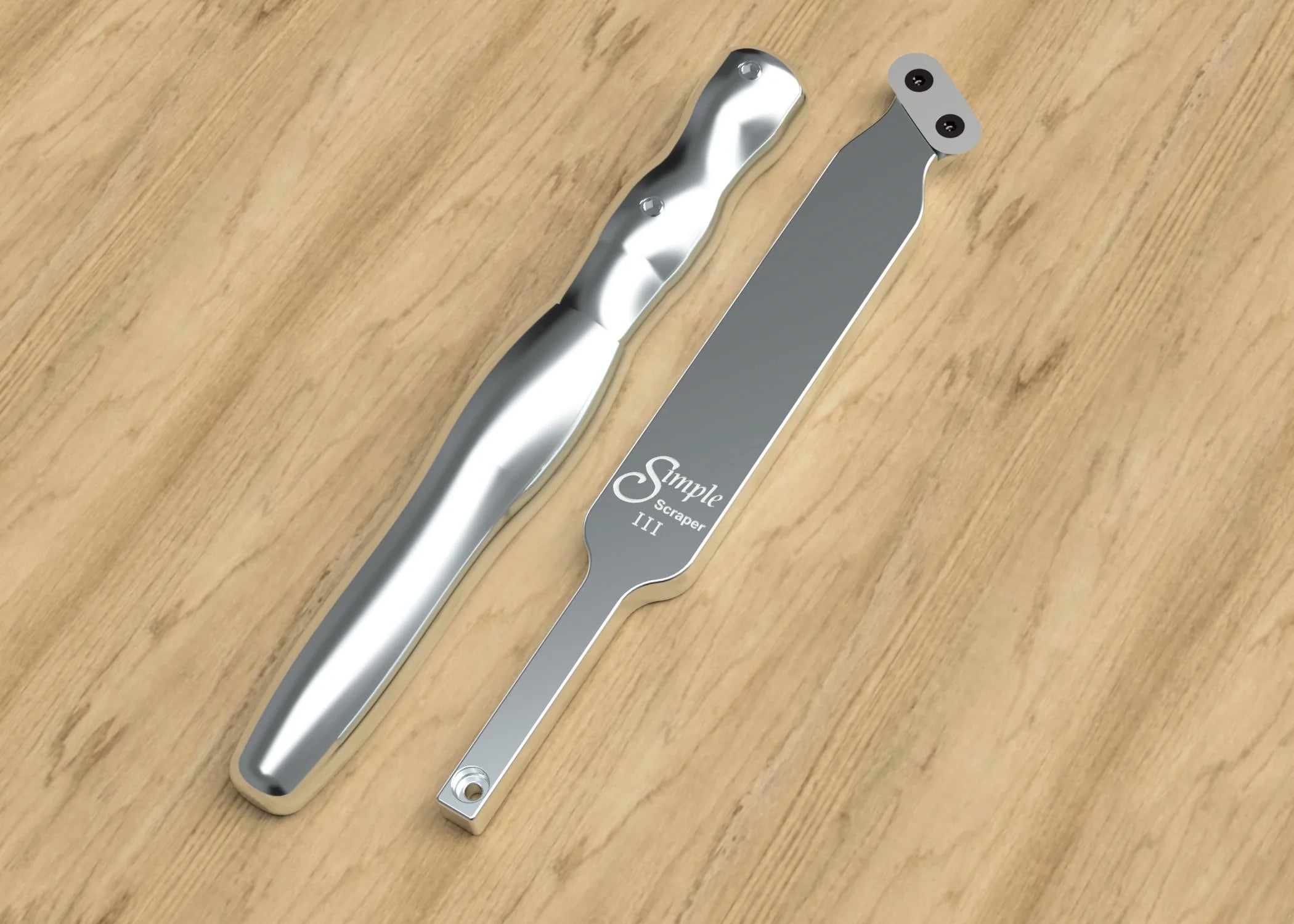 AR Simple Scraper III - For shaping the inward lip and inside bowl and ...