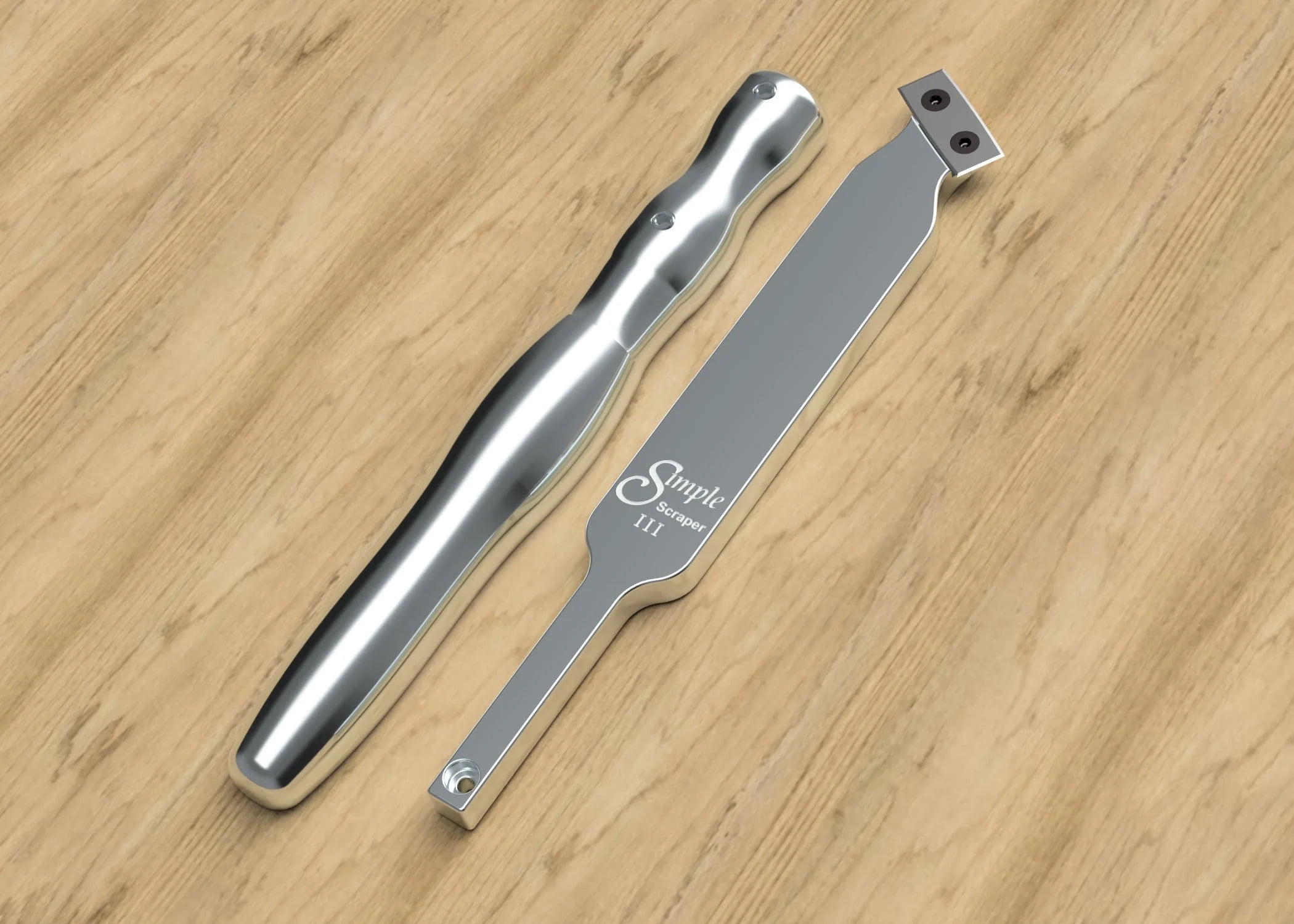 AR Simple Scraper III - For shaping the inward lip and inside bowl and ...