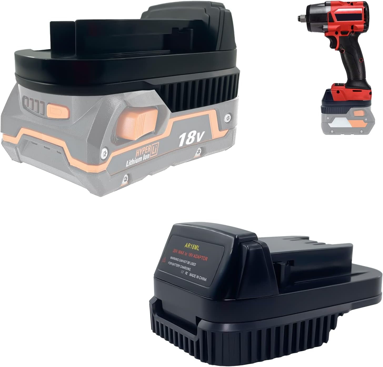 Ridgid To Milwaukee Battery Adapter