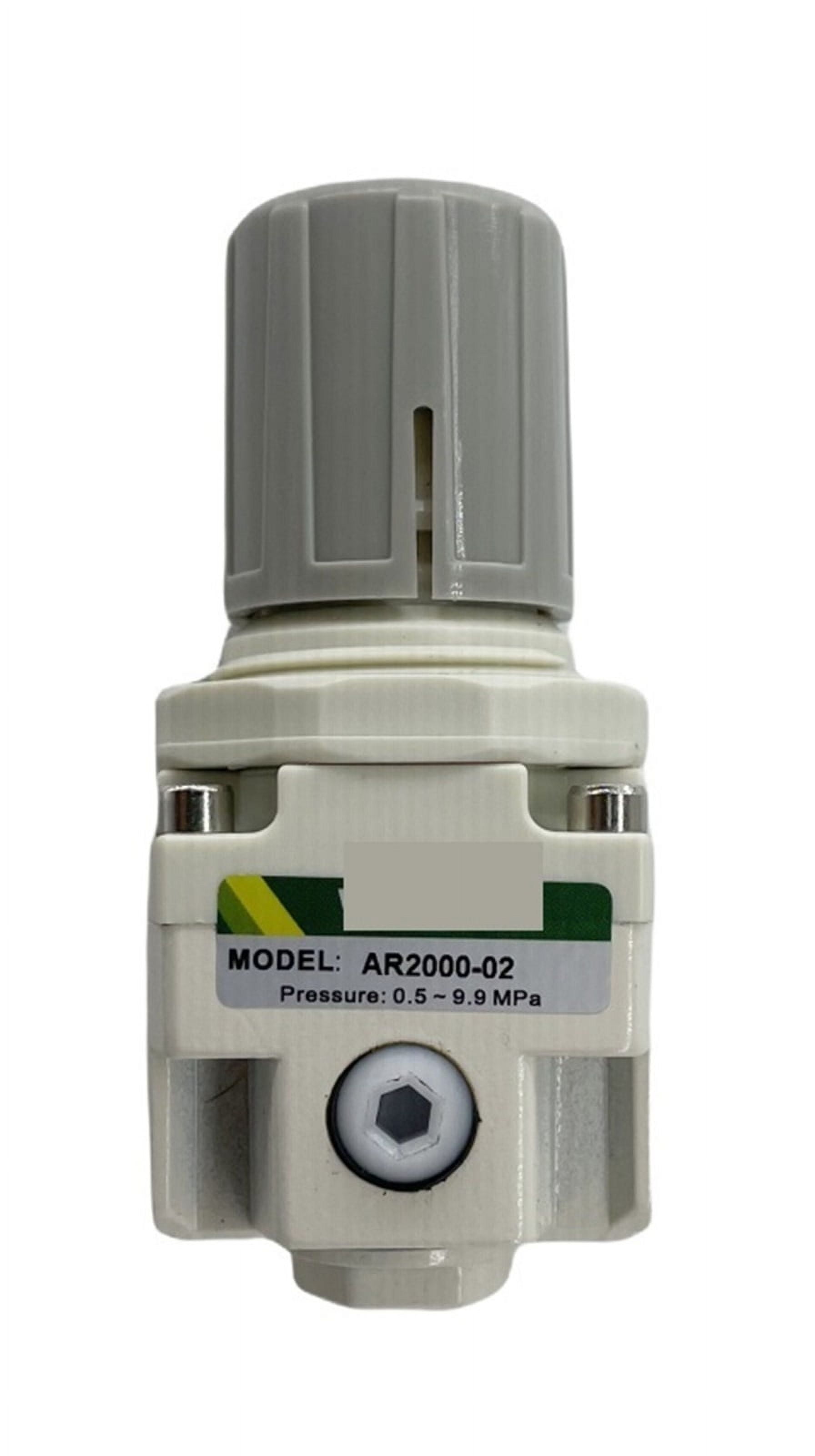 AR2000-02 G1/4'' Pressure Regulator, Mini Air AR2000 02 Relief Control ...