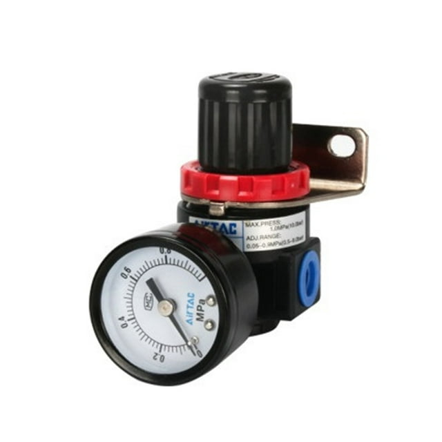 AR2000 G1/4'' AR2000-02 Pneumatic Mini Air Pressure Relief Control, Compressor Regulator ...