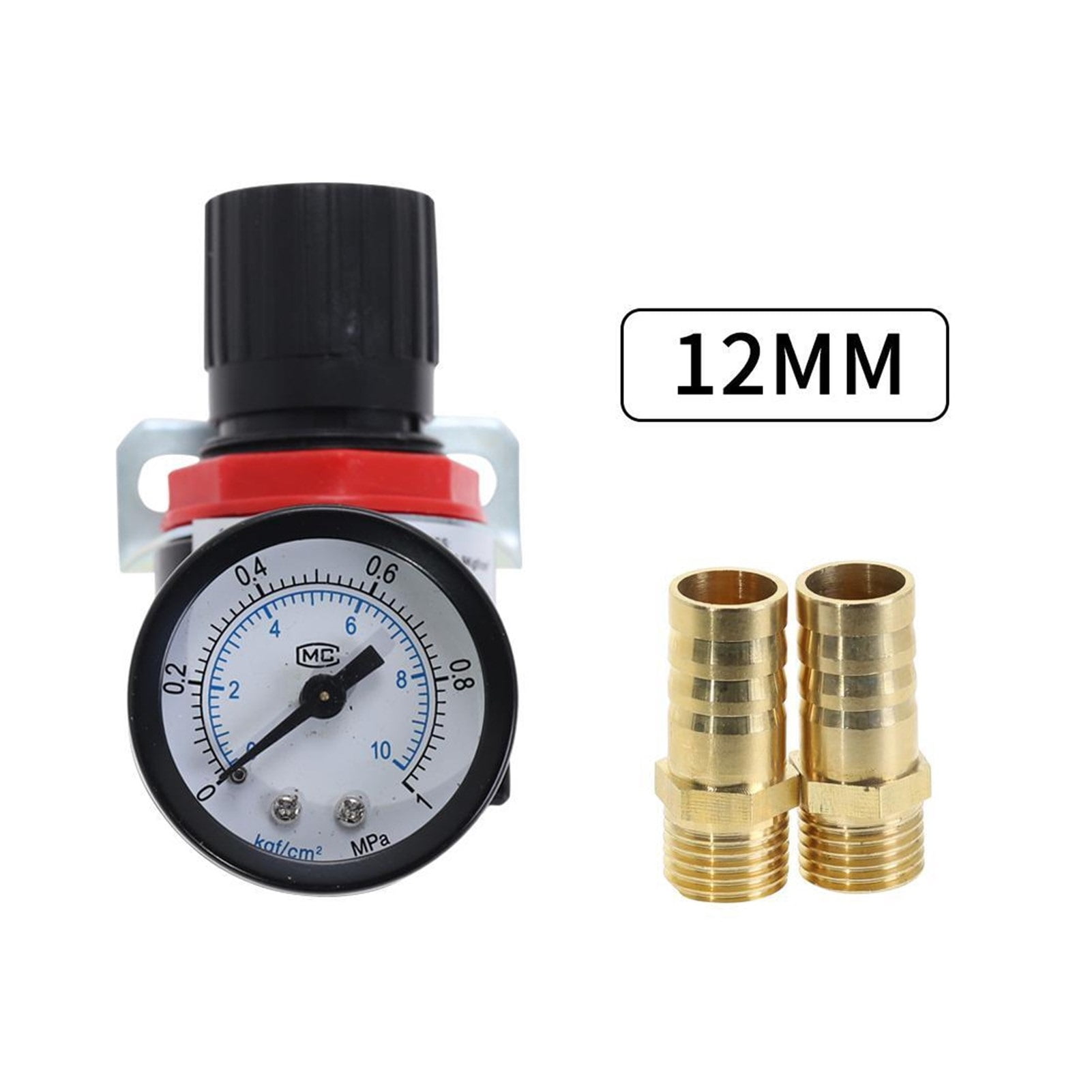 AR2000 G1/4 Pressure Reducing Valve with Gauge Fitting Pneumatic Mini ...