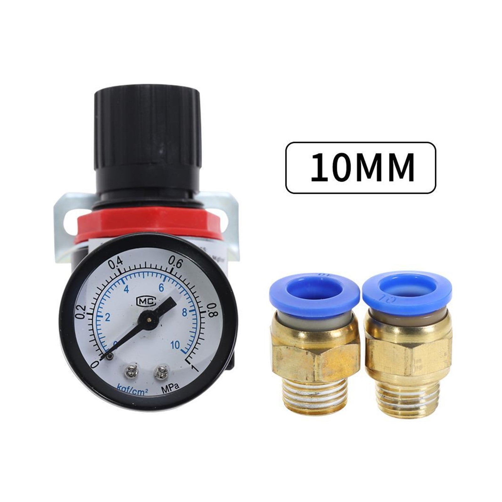 AR2000 G1/4 Pressure Reducing Valve with Gauge Fitting Pneumatic Mini ...