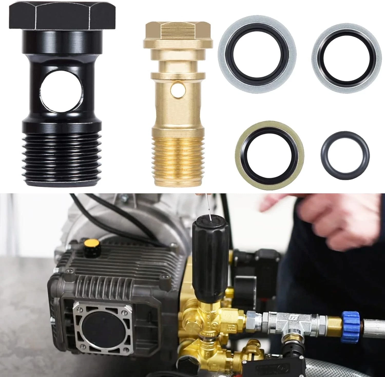 AR2119 Gymatic 3/B Unloader Mounting Bolt Kit Fit Annovi Reverberi XM ...