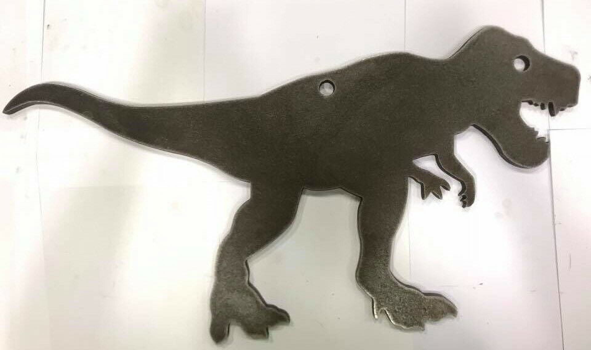 AR500 Dinosaur Trex Silhouette Steel Target Gong 12" X 24" X 3/8 ...