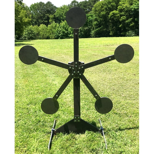 AR500 Portable Texas Star "No Weld" Reactive Steel Shooting Target - 8 ...