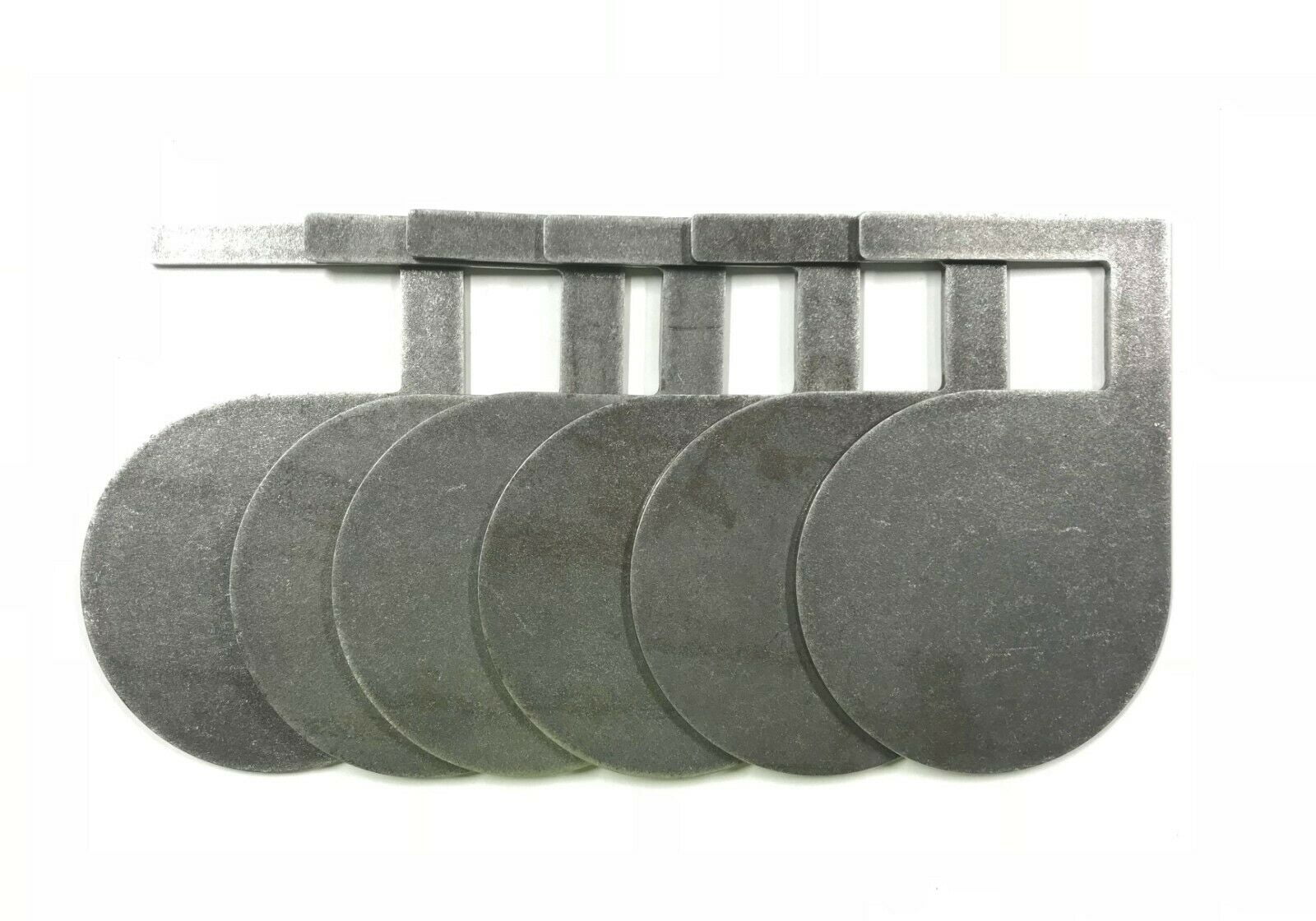 AR500 RIMFIRE STEEL TARGET DUELING TREE KIT (6) 6"X 1/8" PADDLES ...