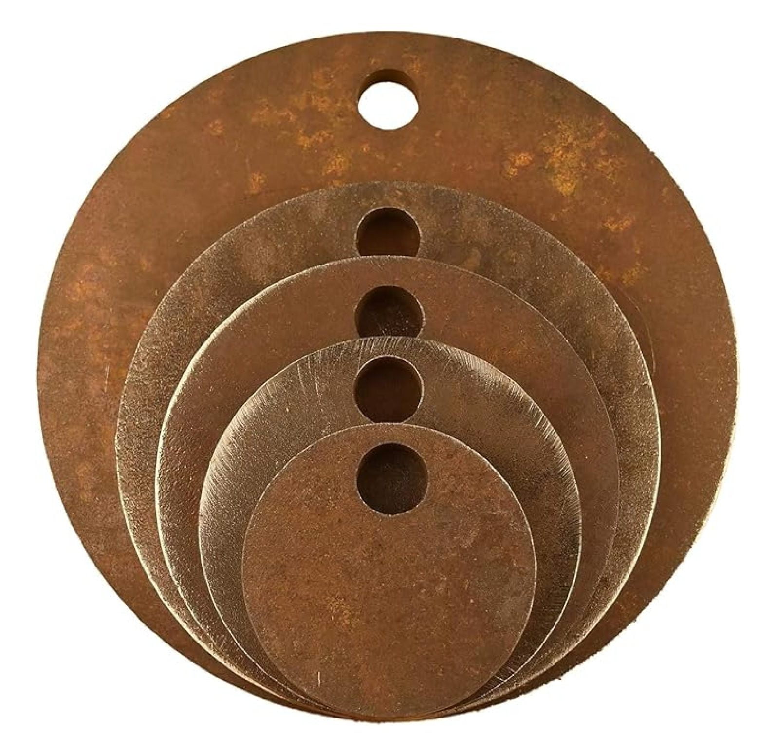 AR500 Steel Circle Shooting Targets 5-Pack (3", 4", 5", 6", 8") - 1/2 ...