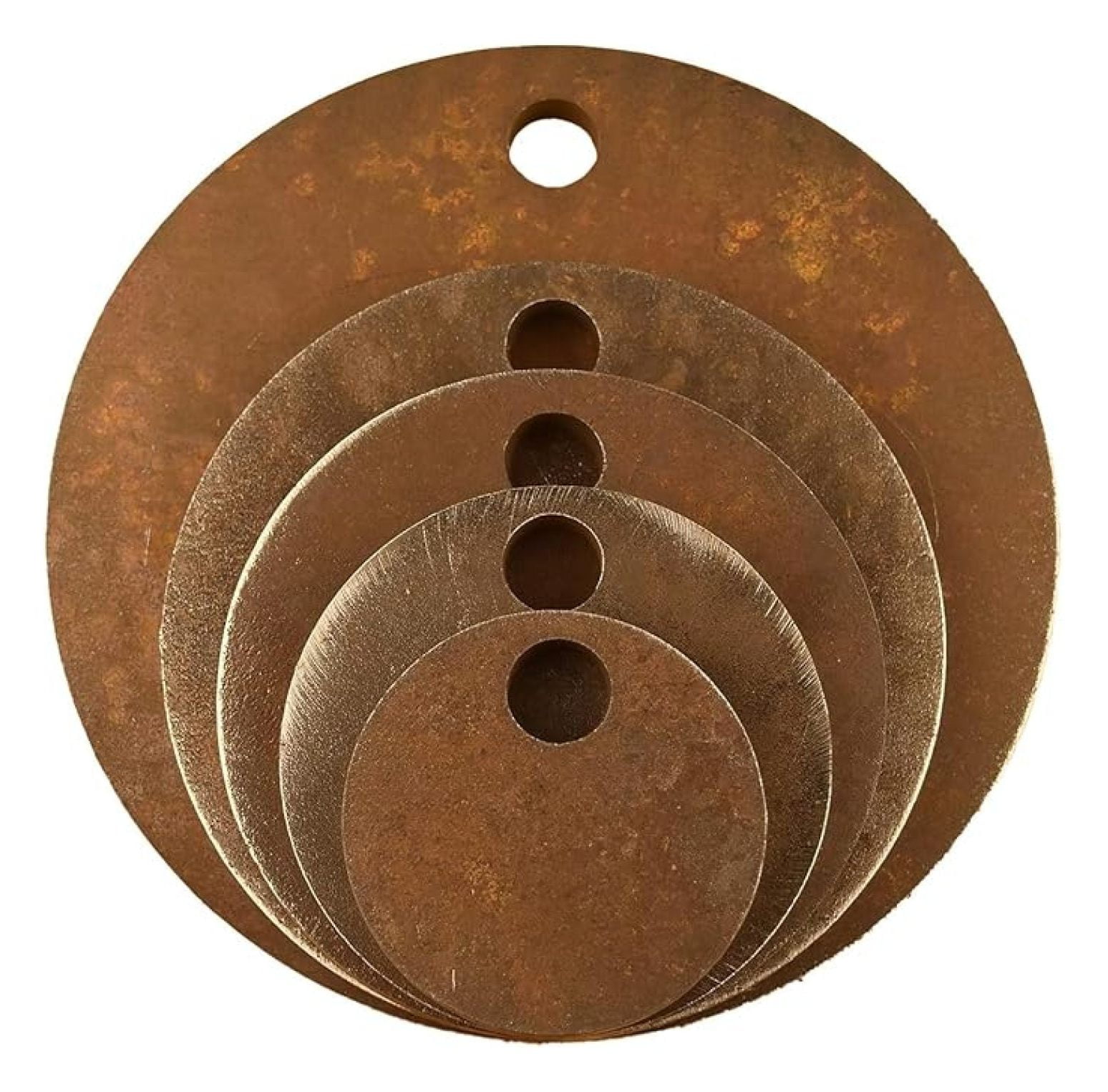AR500 Steel Circle Shooting Targets 5‑Pack (3", 4", 5", 6", 8") – 1/2 ...