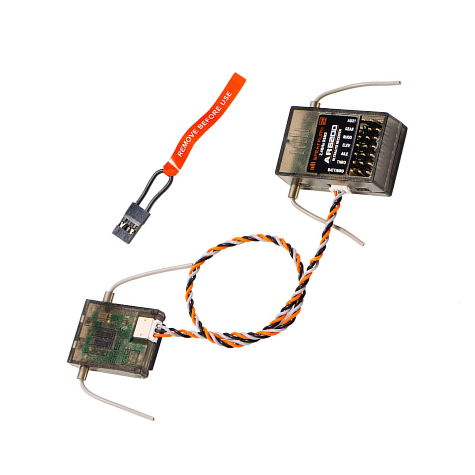 AR6200 DSM2 Receiver Full Range, Dual-path Redundancy, 2.4GHz, 3.2g ...