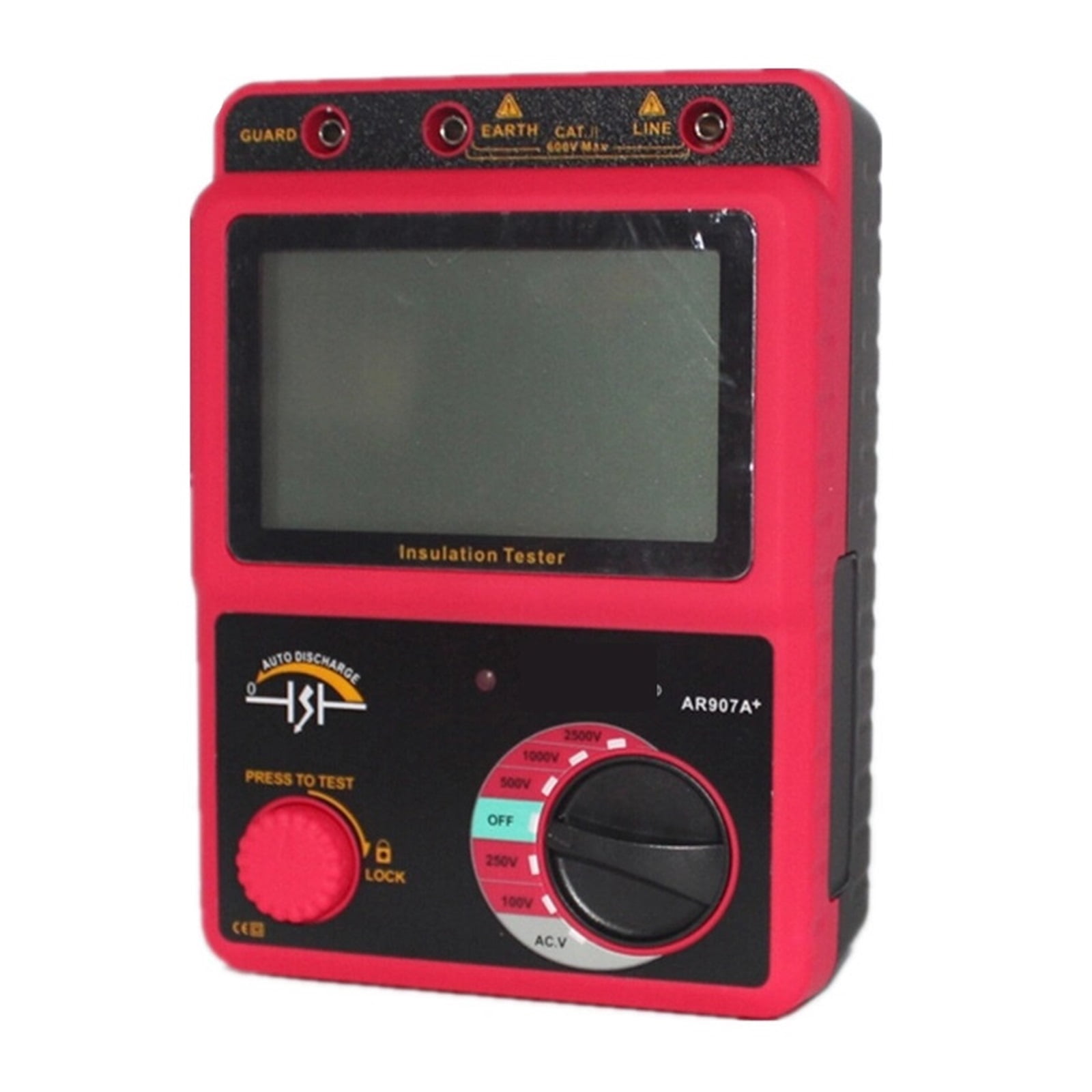 AR907A+ Insulation Resistance Tester Digital Megohmmeter AC / DC Tester ...