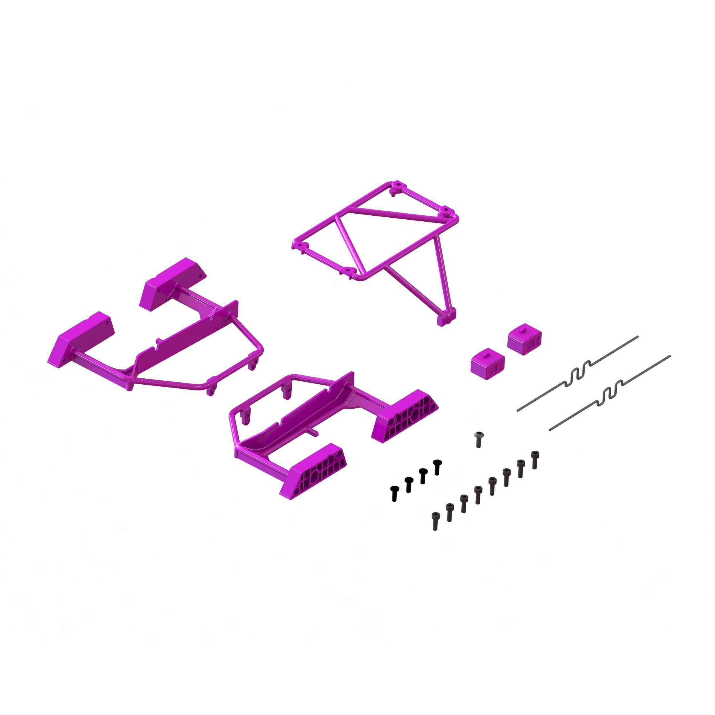 ARRMA Desert Truck Body Roll Cage Set Purple - GROM ARA-1568 - Walmart.com