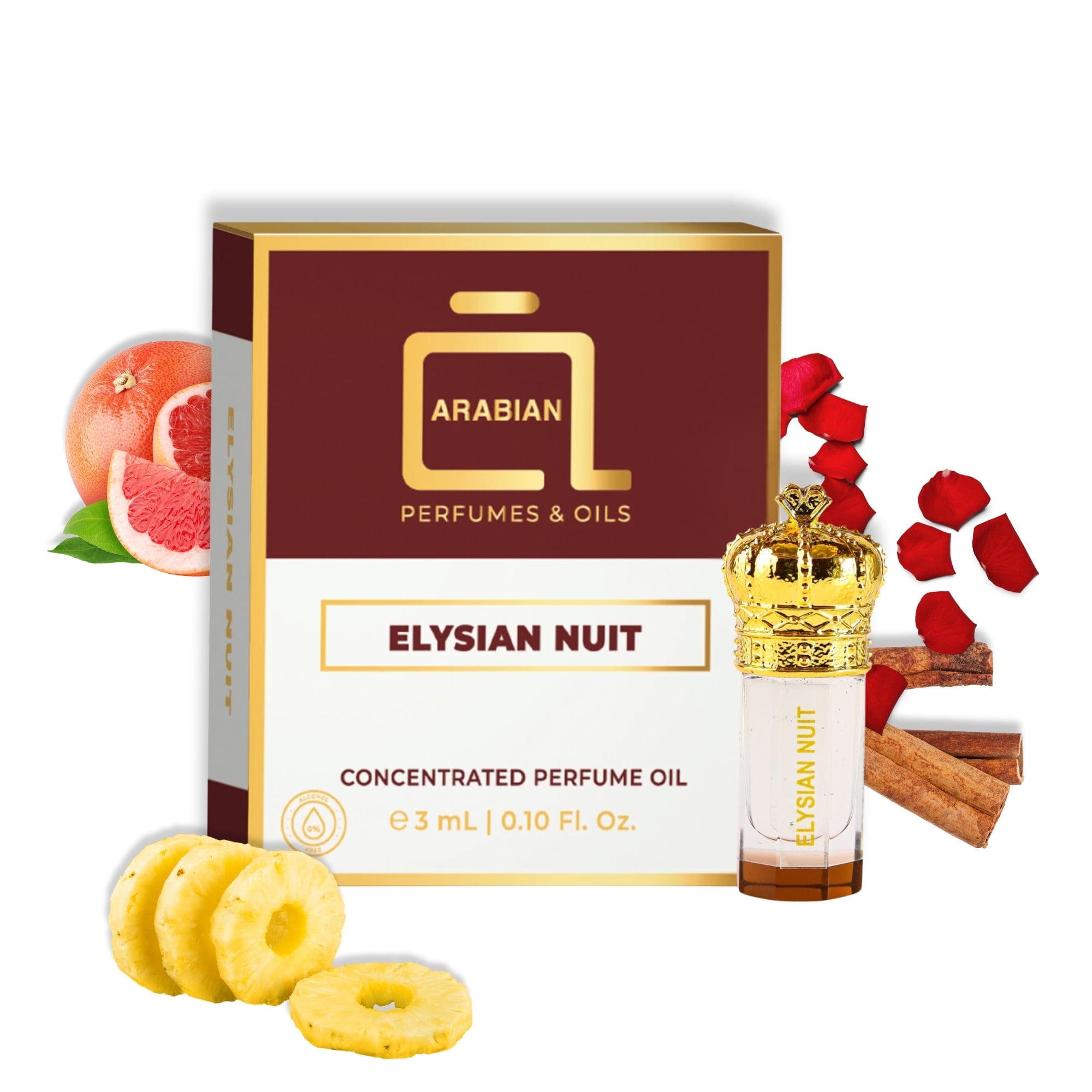 ARABIAN PERFUMES & OILS Elysian Nuit Perfume Oil - Fresh Spicy Musky ...