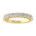 ARAIYA FINE JEWELRY 10K Yellow Gold Lab-Grown Diamond Wedding Ring (1 1 ...