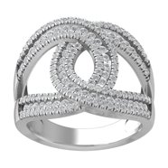Yellow Canary Diamond Stackable Ring Band 14k White Gold (0.25 ct ...