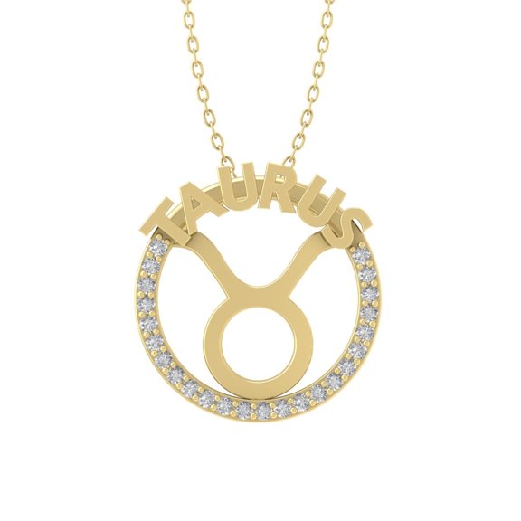 Taurus Zodiac Necklace - Walmart.com